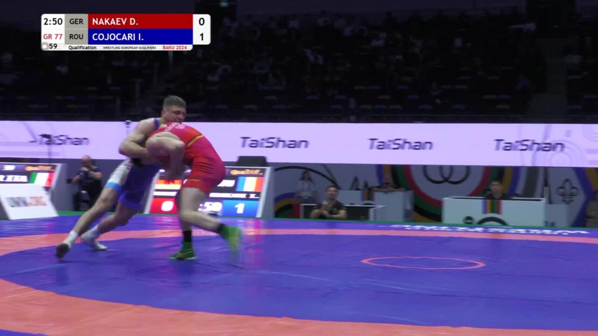 Deni NAKAEV (GER) vs. Ilie COJOCARI (ROU) | Wrestling European ...