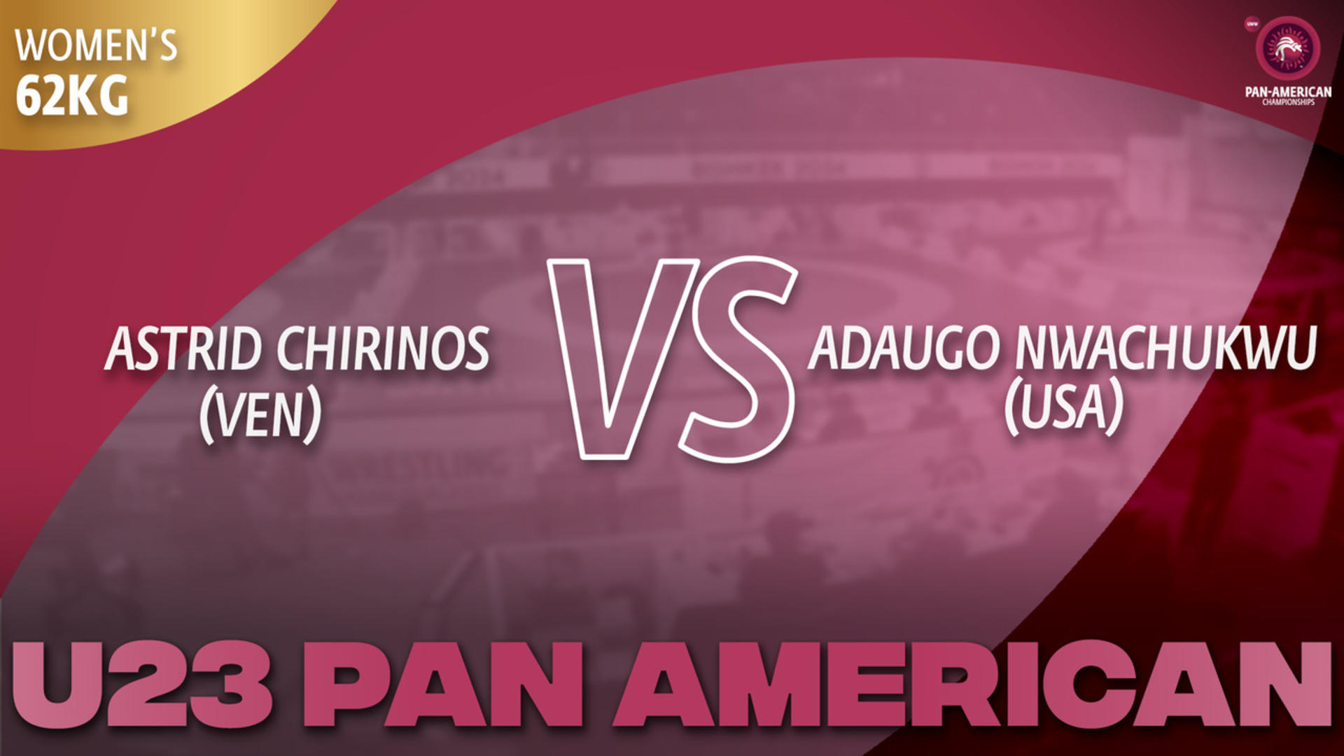 Astrid Paola MONTERO CHIRINOS (VEN) vs. Adaugo Diana NWACHUKWU (USA) | U23 PANAMERICAN ...