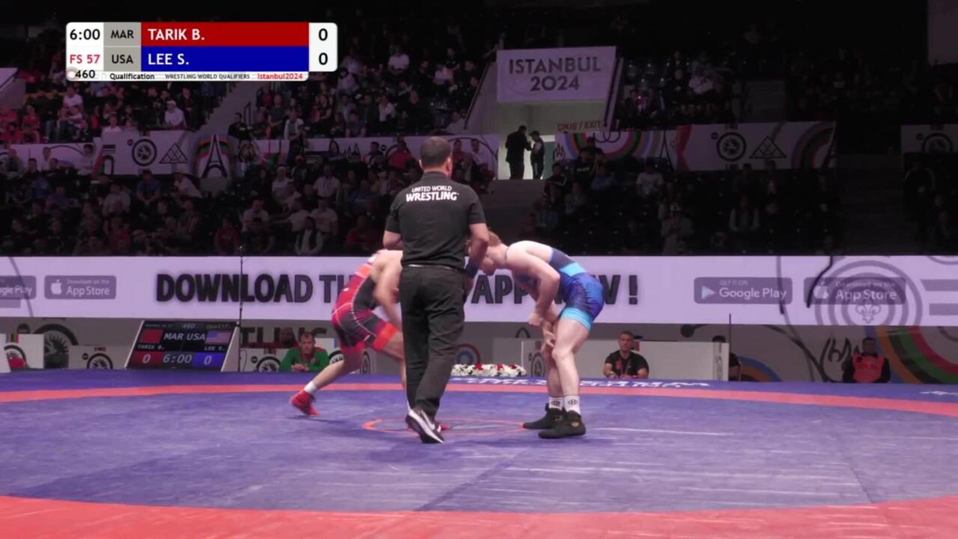 Ben Hachem TARIK (MAR) vs. Spencer Richard LEE (USA) | 2024 World OG ...