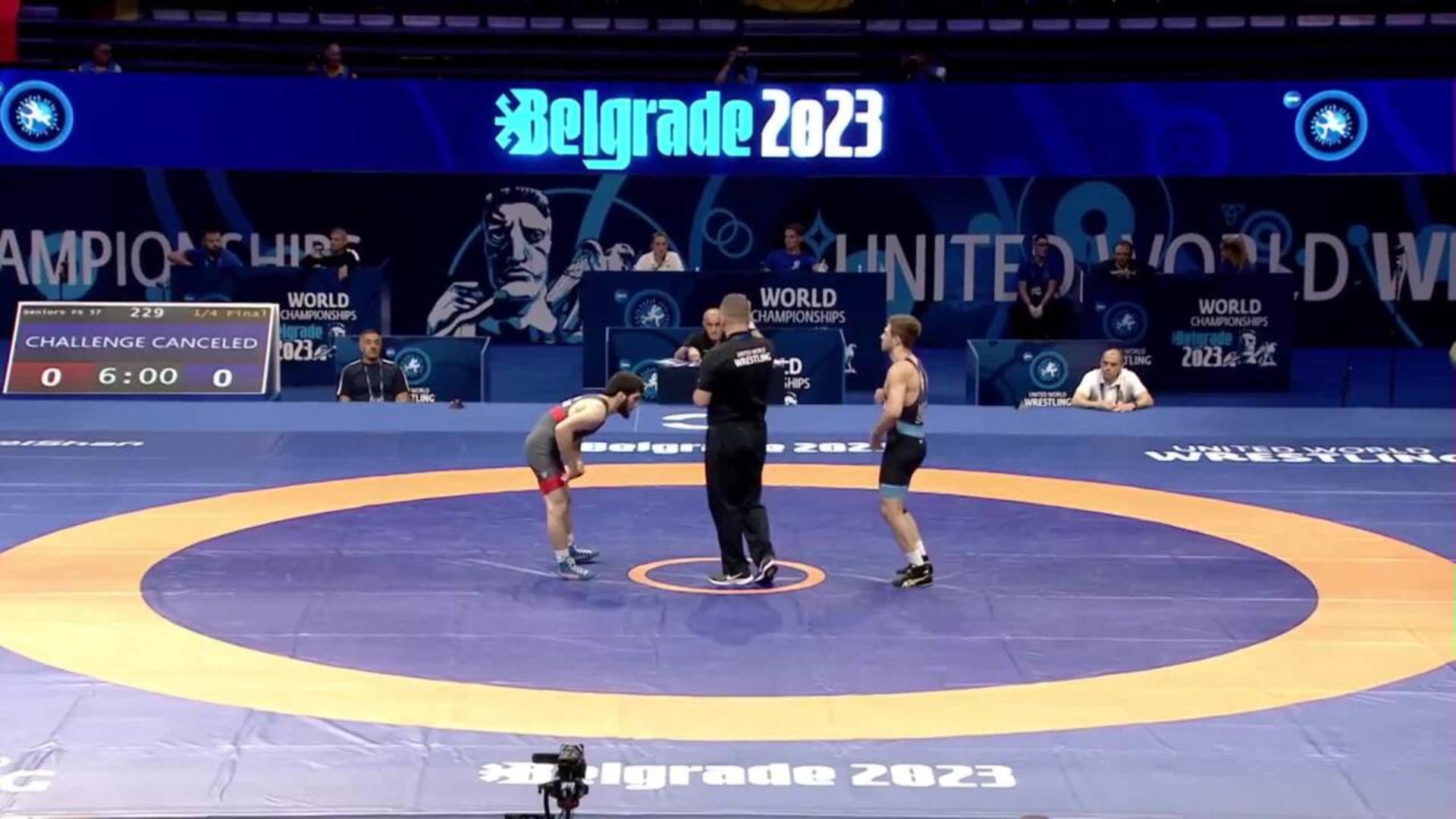 Zavur UGUEV (AIN) vs. Stevan Andria MICIC (SRB) | Seniors World ...