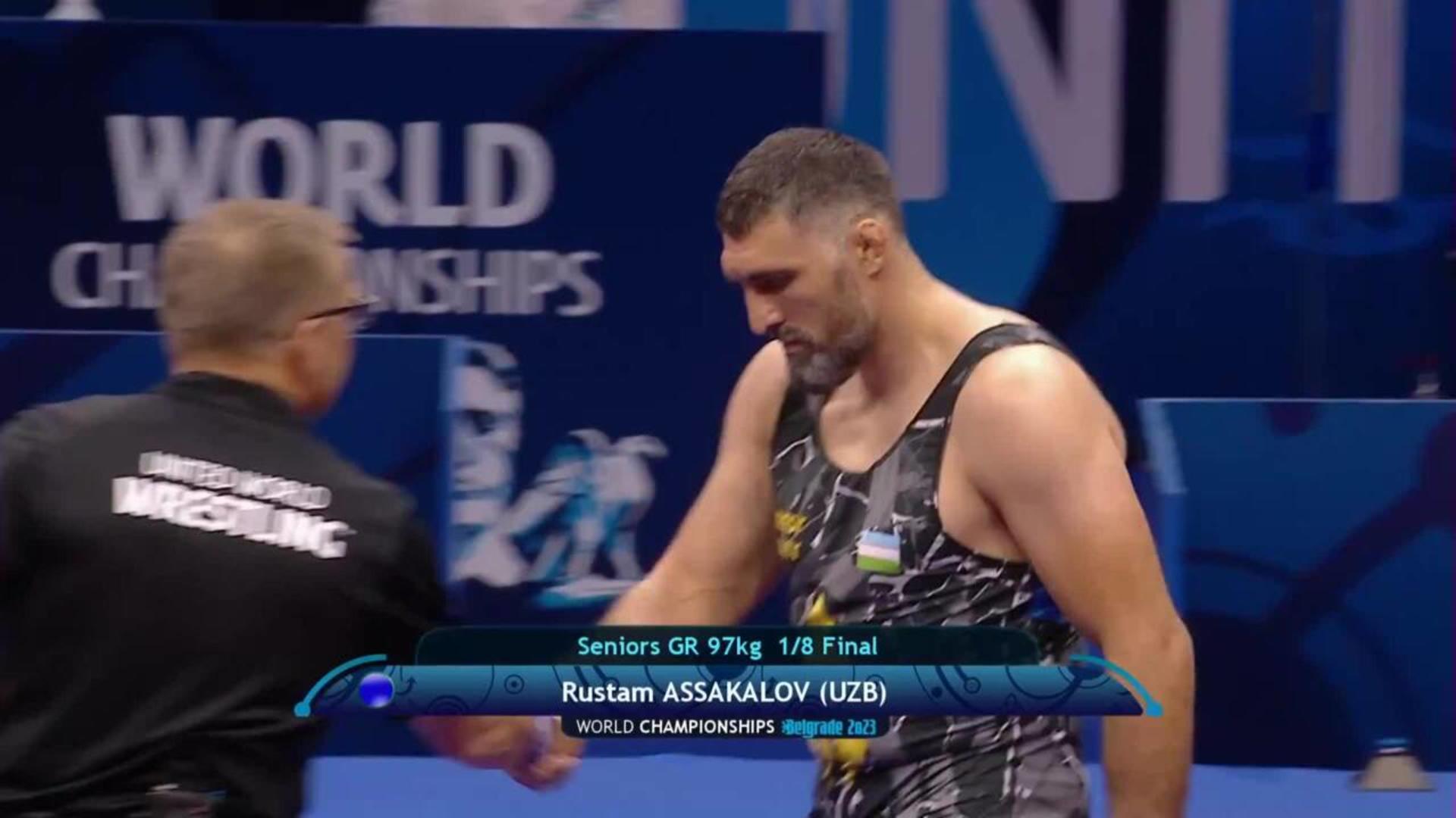 Gabriel Alejandro ROSILLO KINDELAN (CUB) vs. Rustam ASSAKALOV (UZB ...