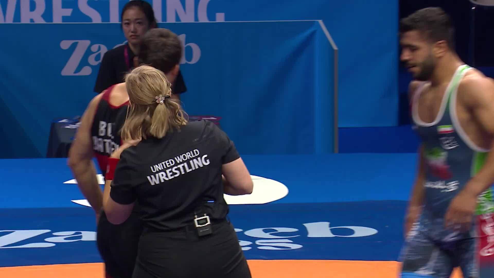 Ahmed Sultanovich BATAEV (BUL) vs. Amirhossein Biglar FIROUZPOURBANDPEI (IRI) | WORLD WRESTLING ...