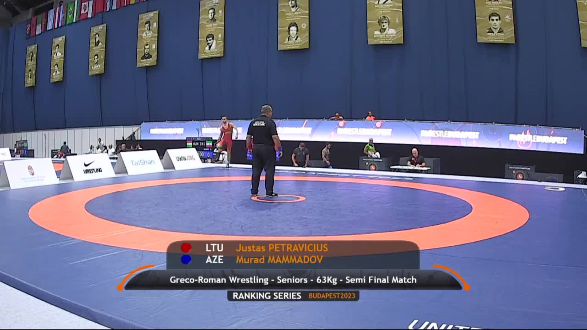 Semi Final • GR 63Kg • Justas PETRAVICIUS (LTU) vs. Murad MAMMADOV (AZE)