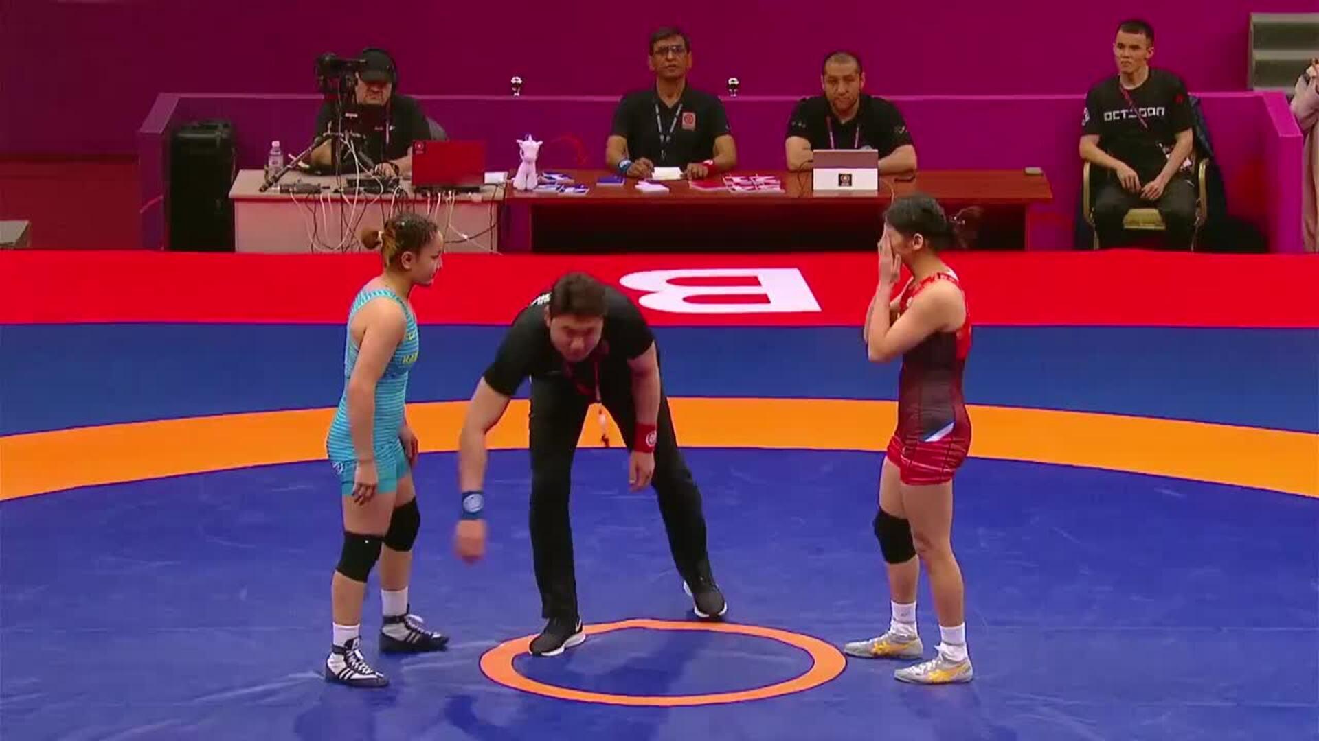 Qualification • WW 57Kg • Yu Han CHENG (TPE) vs. Nilufar RAIMOVA (KAZ)
