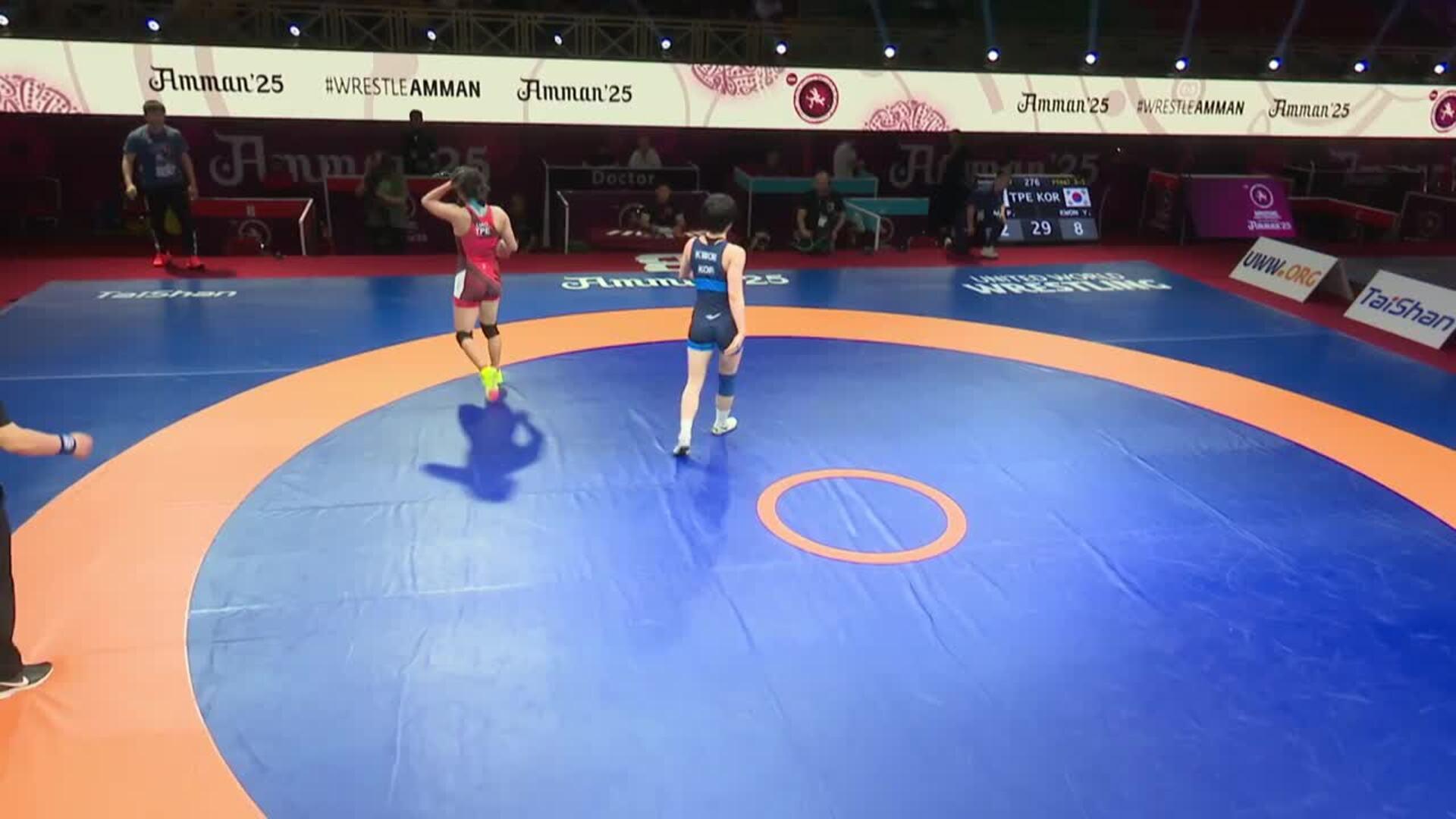 Pei Ying LIAO (TPE) vs. Youngjin KWON (KOR) | ASIAN WRESTLING CHAMPIONSHIPS 2025 | Bronze Medal ...