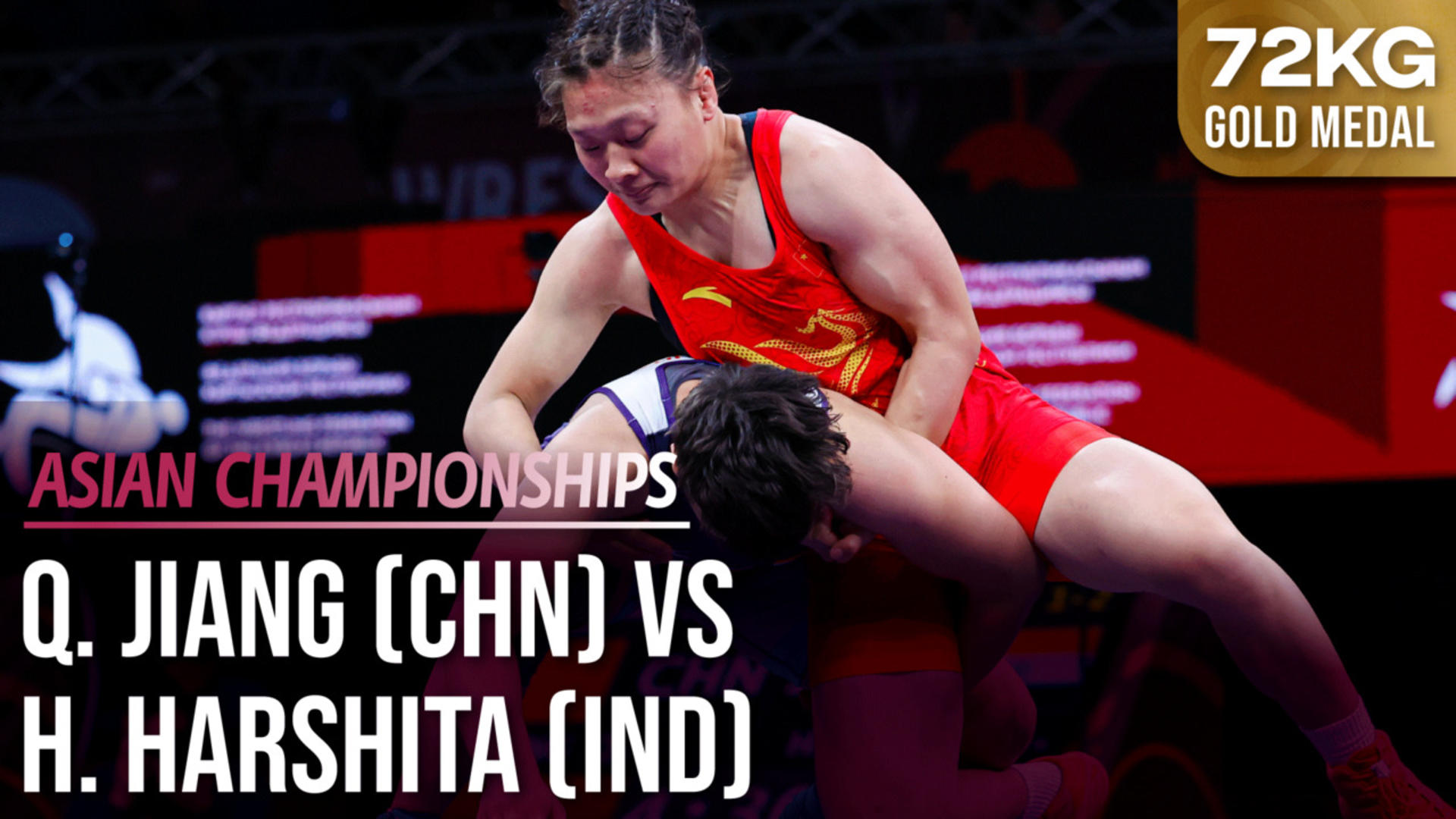 Qian JIANG (CHN) vs. Harshita HARSHITA (IND) | 2024 Seniors Asian Championships | Gold Medal ...