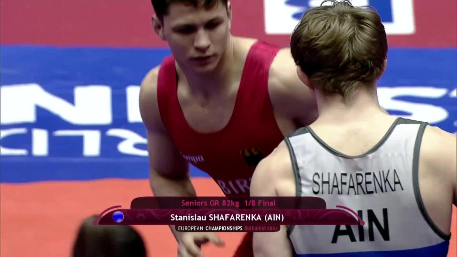 Deni NAKAEV (GER) vs. Stanislau SHAFARENKA (AIN) | 2024 Seniors ...