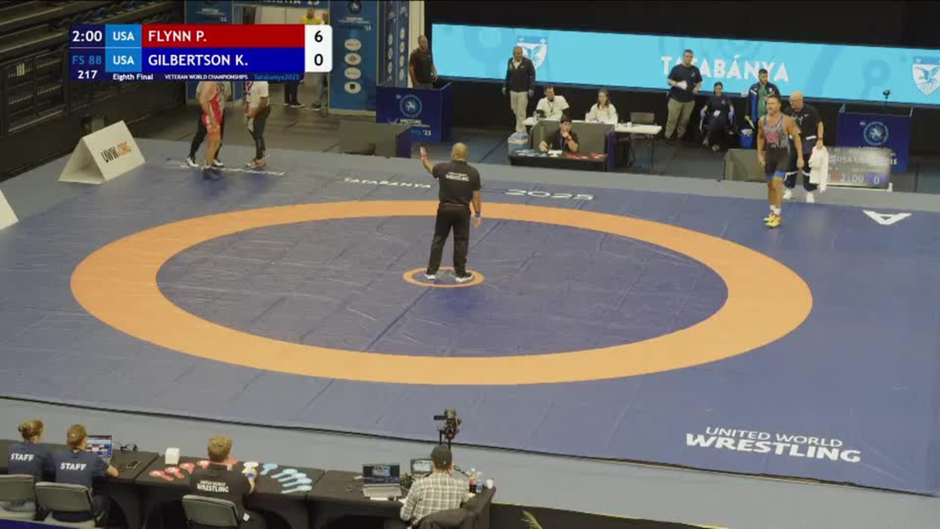 Patrick Michael FLYNN (USA) vs. Kennedy James GILBERTSON (USA ...