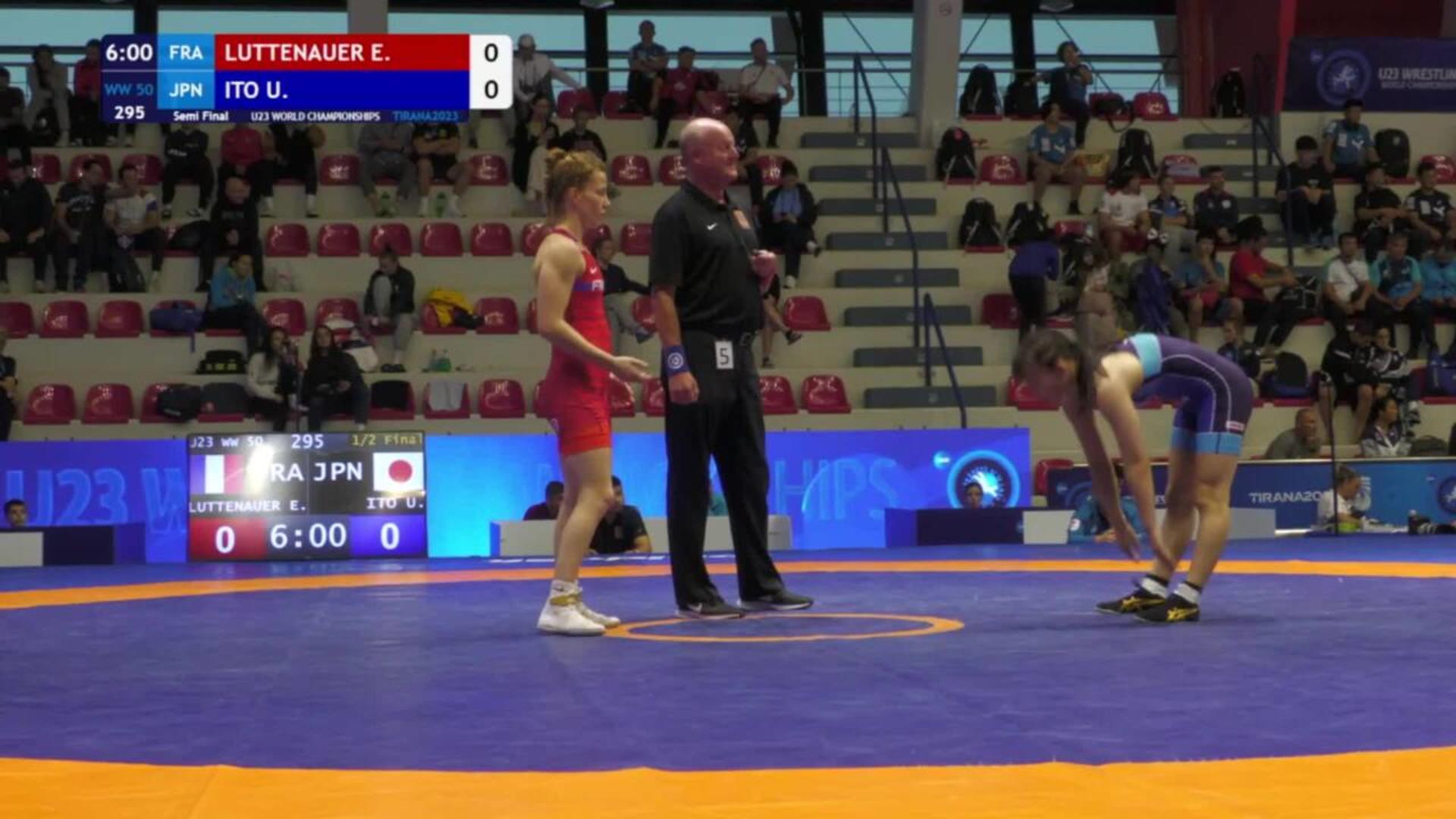 Emma Solange Irène LUTTENAUER (FRA) vs. Umi ITO (JPN) | U23 World ...