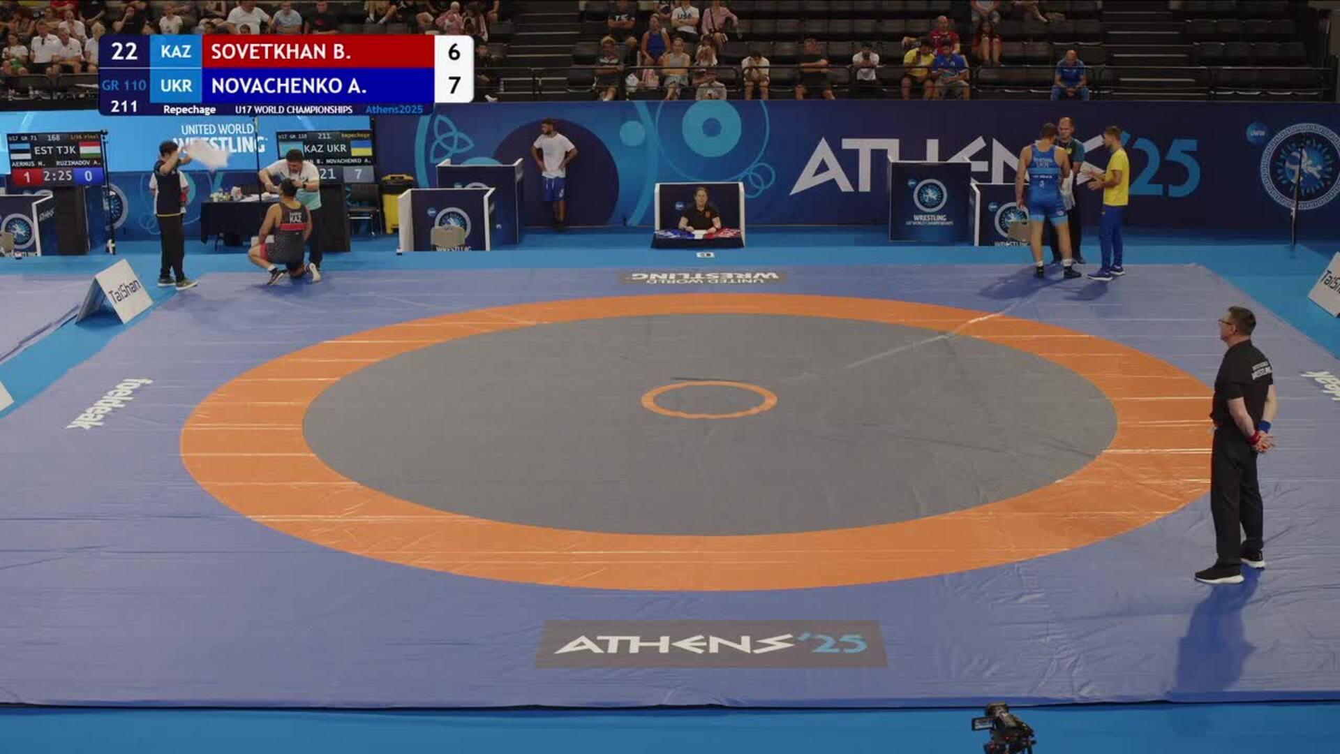 Baktur SOVETKHAN (KAZ) vs. Anatolii NOVACHENKO (UKR) | U17 WORLD ...