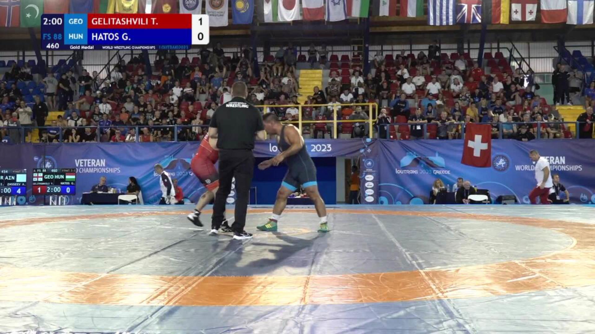 Temur GELITASHVILI (GEO) vs. Gabor HATOS (HUN) | WORLD WRESTLING CHAMPIONSHIPS 2023 | Gold Medal ...