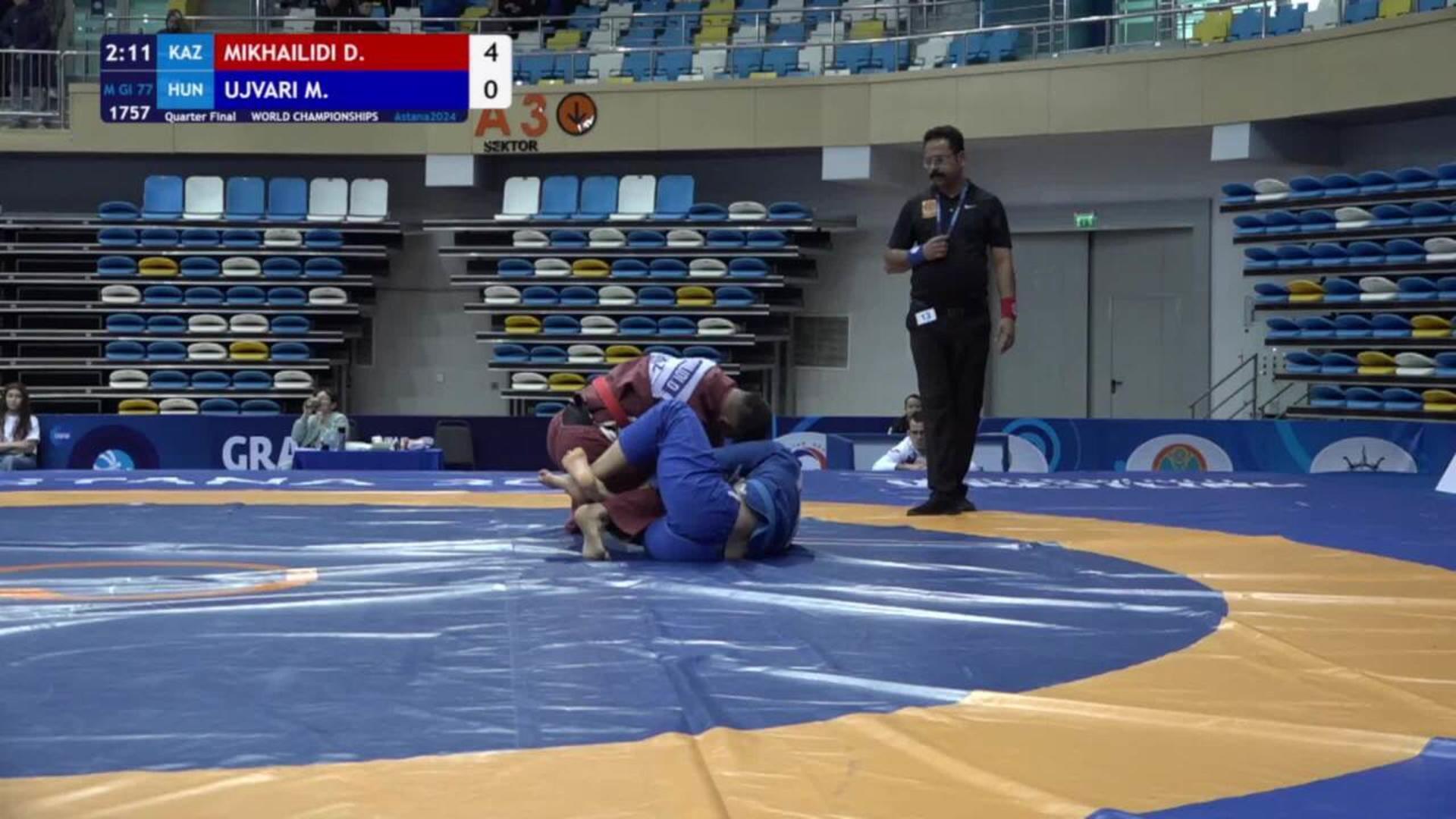Dmitriy MIKHAILIDI (KAZ) vs. Mark Mate UJVARI (HUN) | WORLD ...