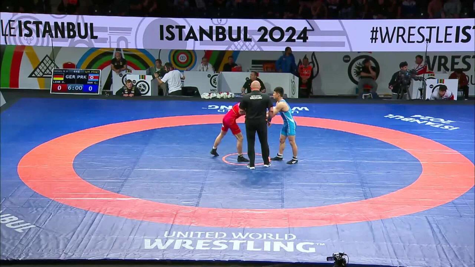 Horst Justin Junior LEHR (GER) vs. Chongsong HAN (PRK) | 2024 World OG ...