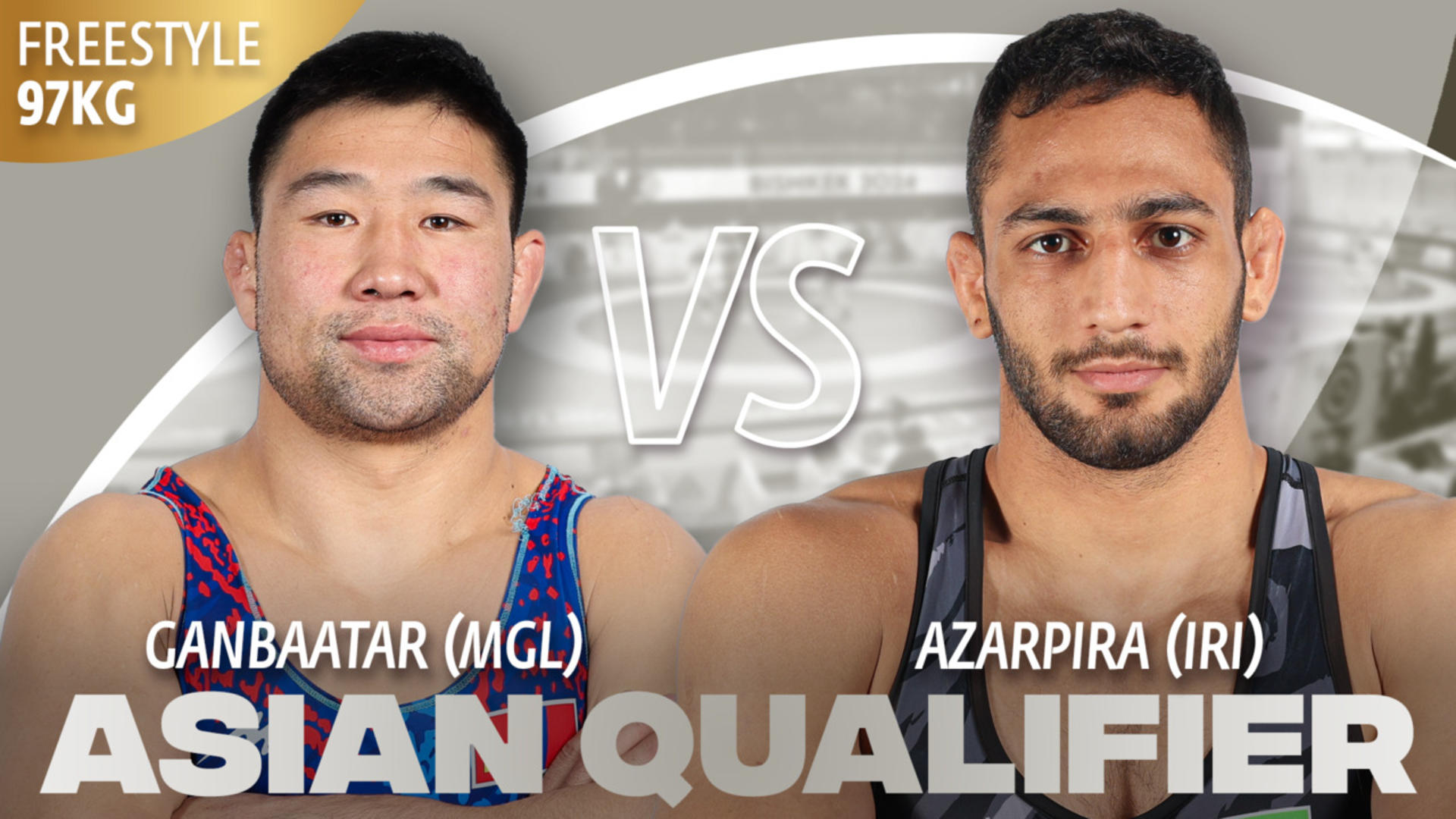 Gankhuyag GANBAATAR (MGL) vs. Amirali Hamid AZARPIRA (IRI) | 2024 ...