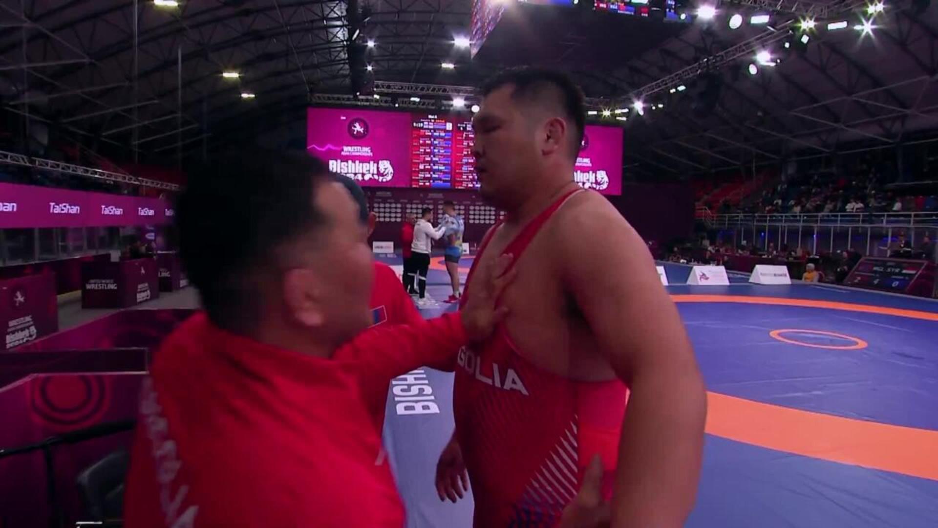 Odgerel BATKHISHIG (MGL) vs. Omar ihab SAREM (SYR) | 2024 Seniors Asian Championships ...