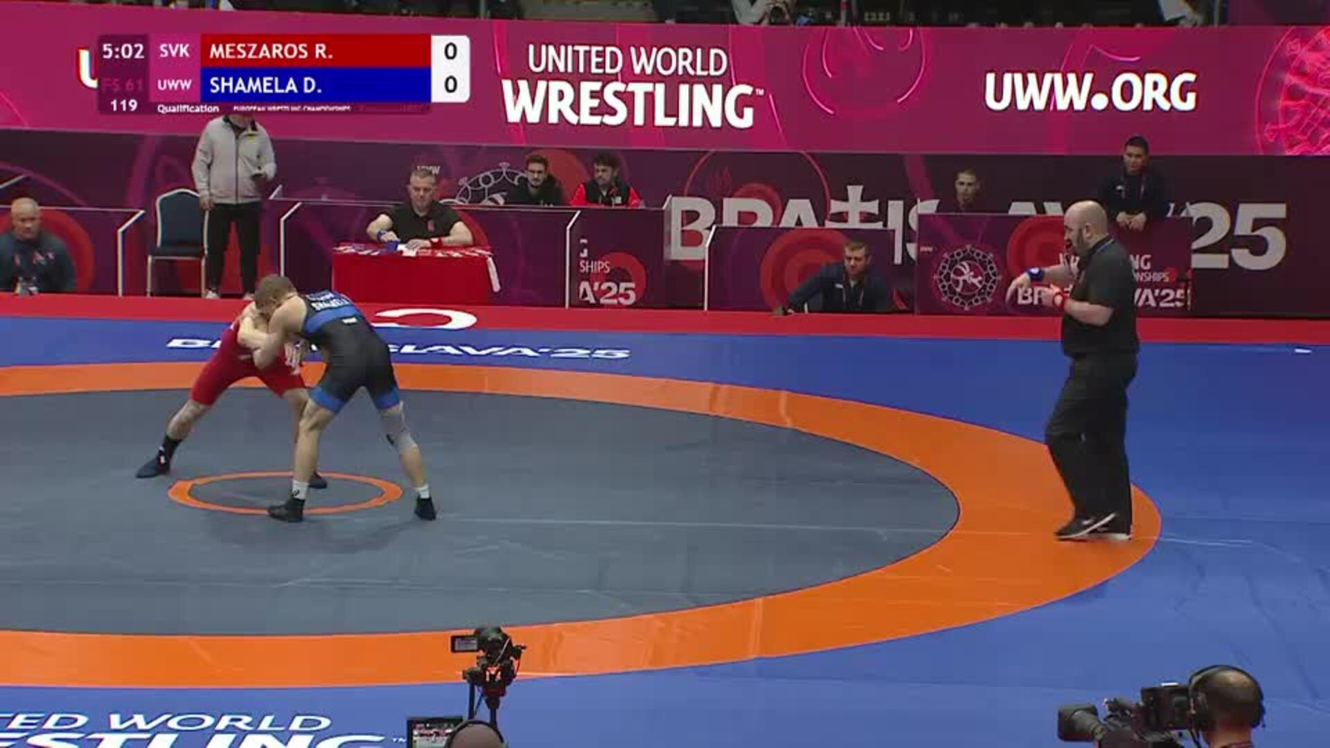Robert Martin MESZAROS (SVK) vs. Dzmitry SHAMELA (UWW) | EUROPEAN ...