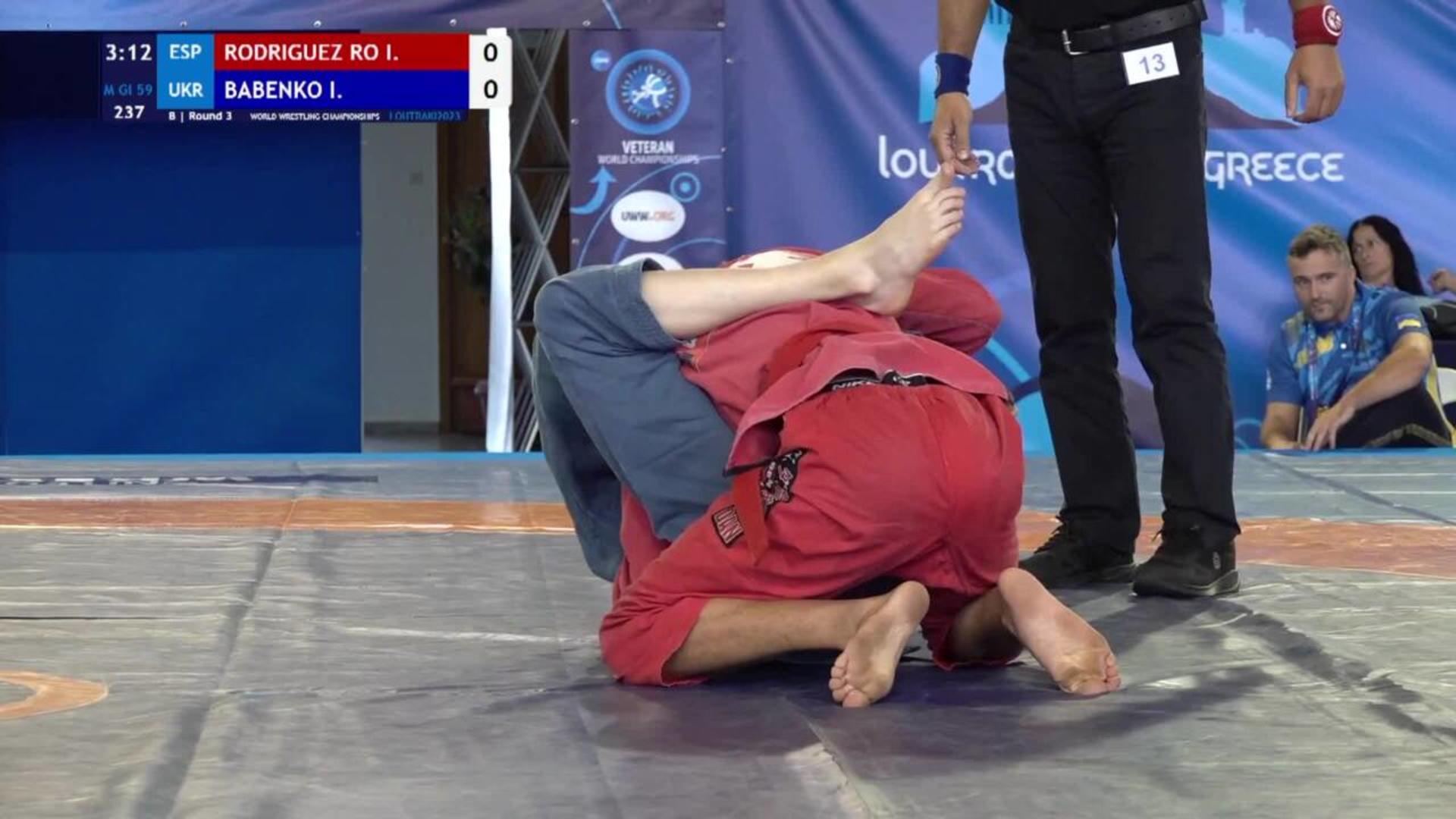Izan RODRIGUEZ ROSA (ESP) vs. Illia BABENKO (UKR) | WORLD WRESTLING ...