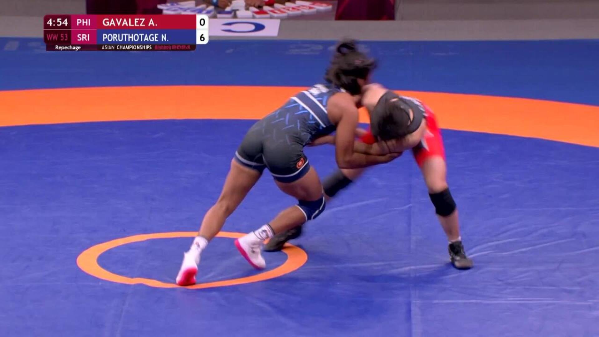 Aliah Rose GAVALEZ (PHI) vs. Nethmi Ahinsa Fernando PORUTHOTAGE (SRI ...