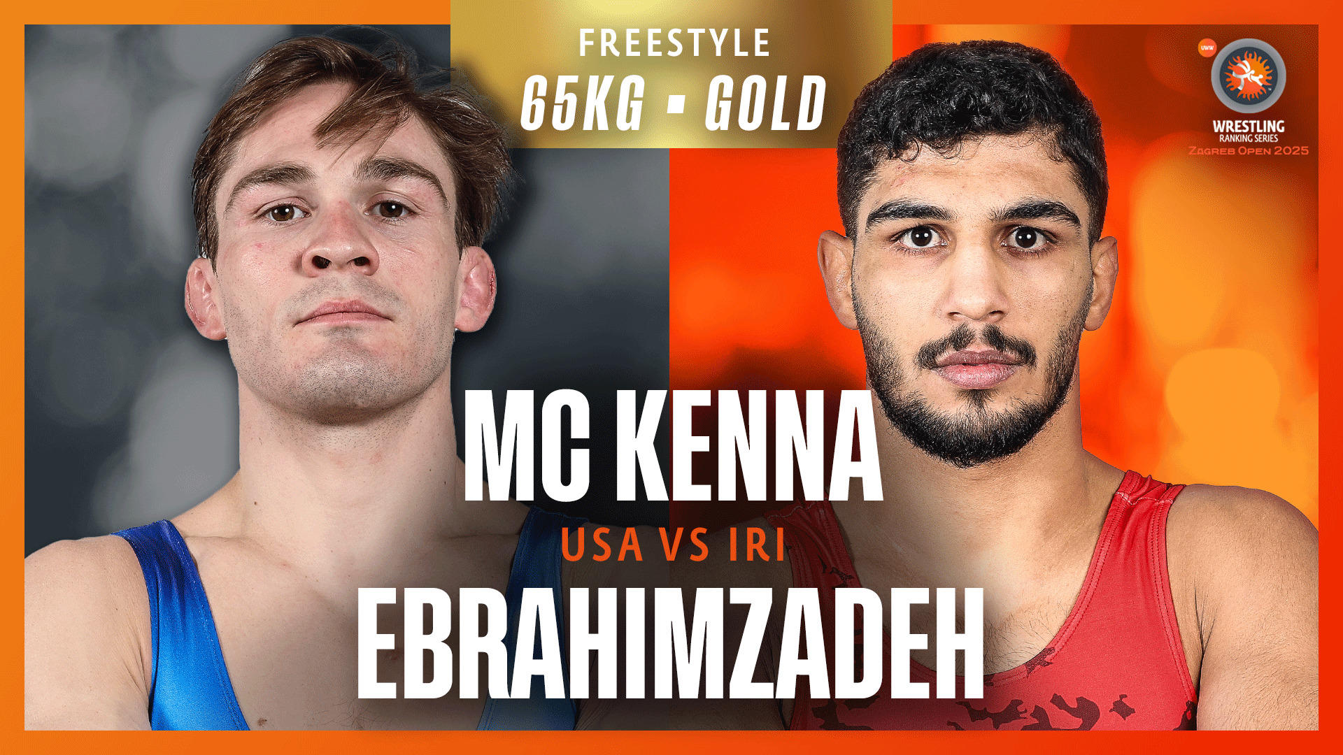 Joseph Christopher MC KENNA (USA) vs. Abbas Mohammadreza ...