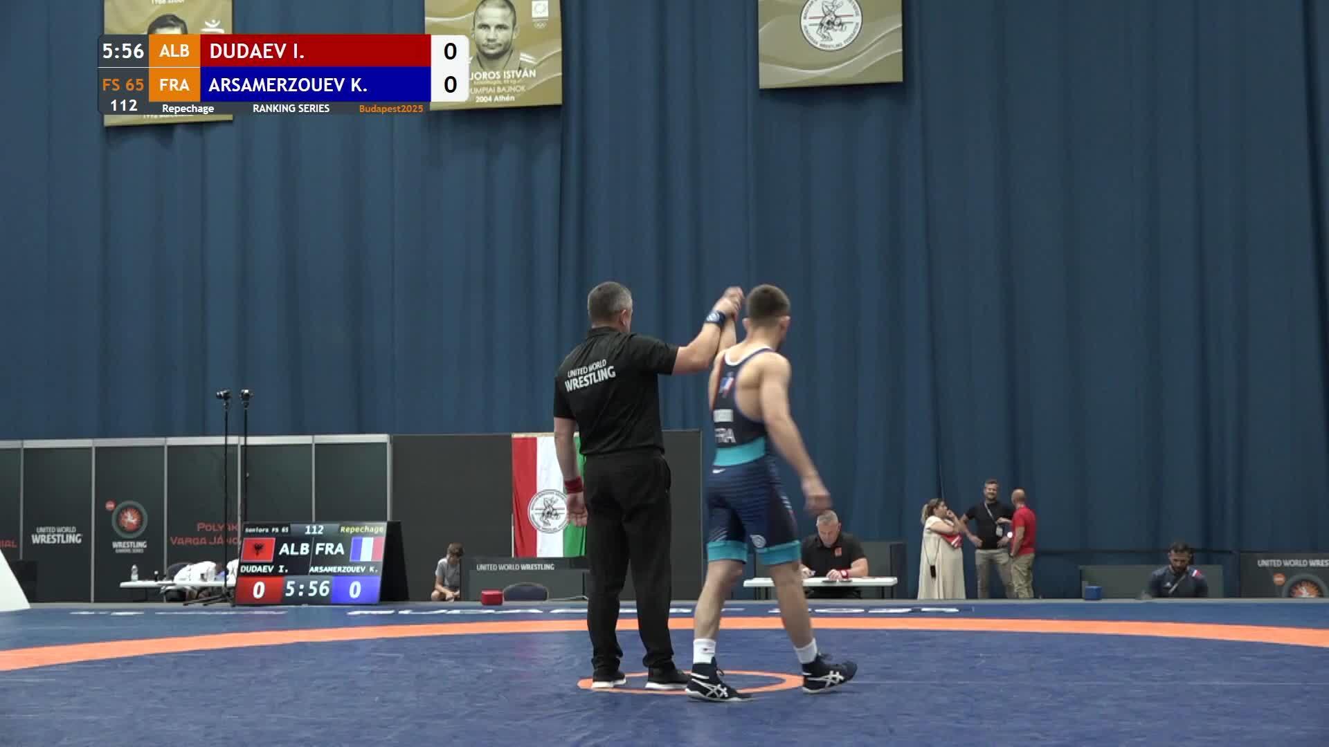 Islam DUDAEV (ALB) vs. Khamzat Timourovitch ARSAMERZOUEV (FRA ...
