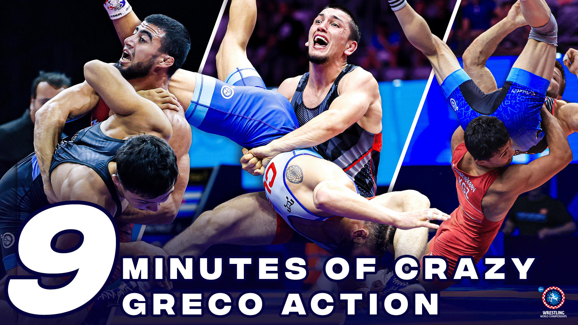 Nine minutes of insane Greco-Roman throws from the 2025 World Championships