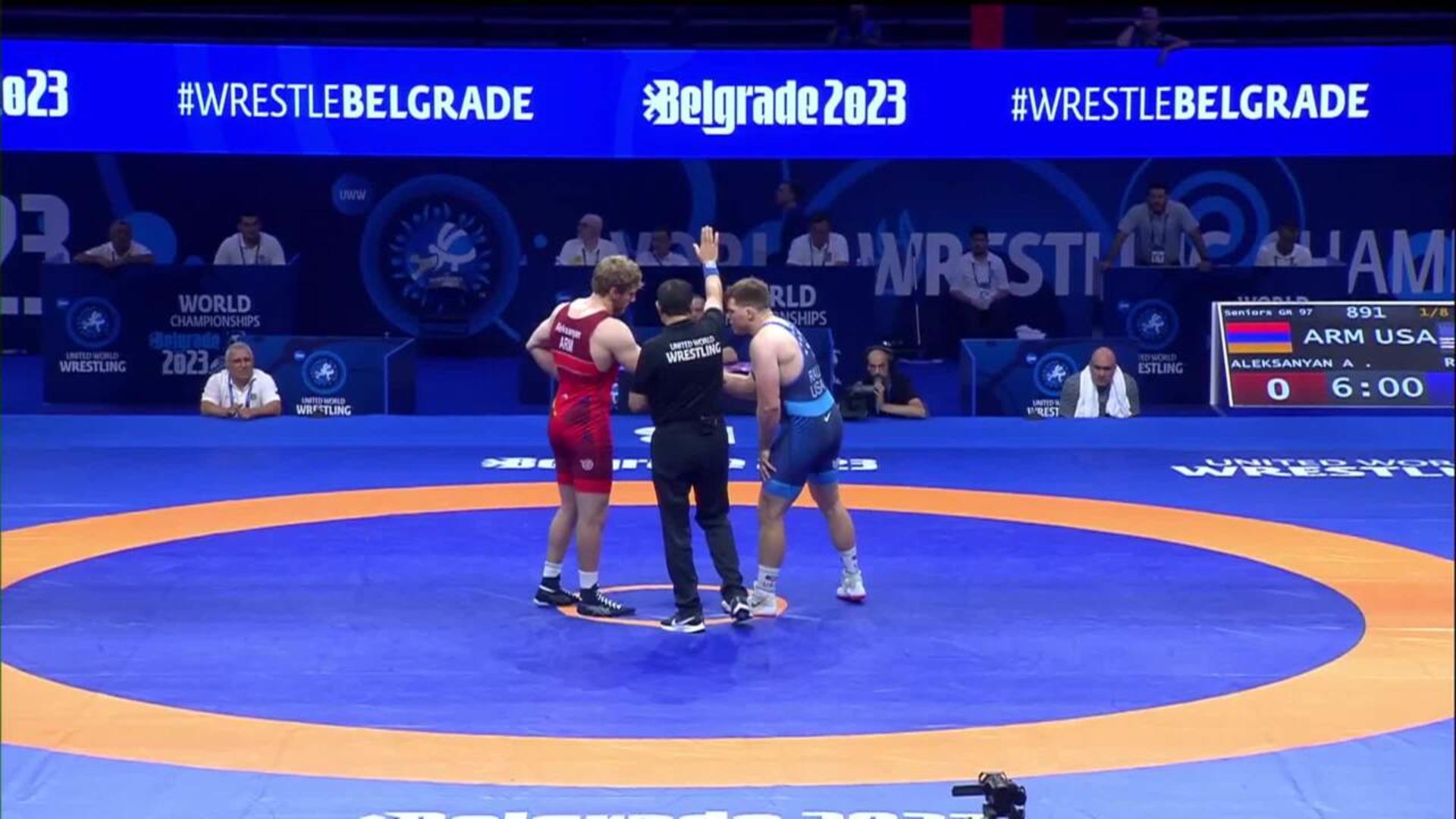 Artur ALEKSANYAN (ARM) vs. Josef Patrick RAU (USA) | Seniors World ...