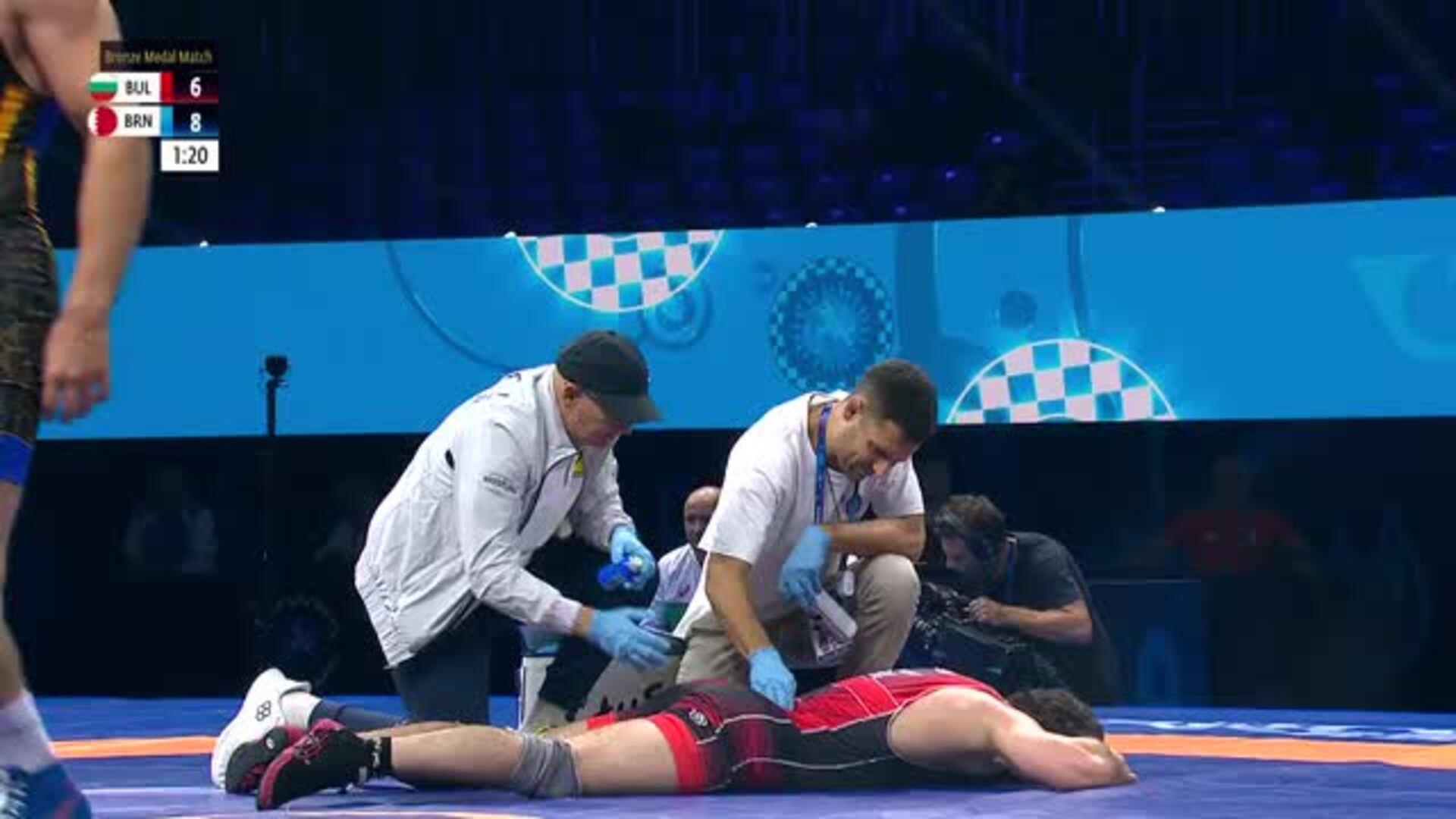 Akhmed Adamovich MAGAMAEV (BUL) vs. Akhmed TAZHUDINOV (BRN) | WORLD ...