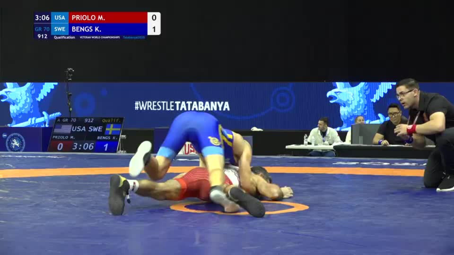 Marcus Thomas Augustus PRIOLO (USA) vs. Klaus Andreas BENGS (SWE ...