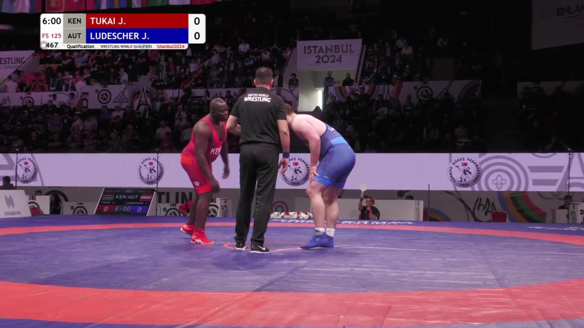 Joel Obae TUKAI (KEN) vs. Johannes LUDESCHER (AUT) | 2024 World OG ...