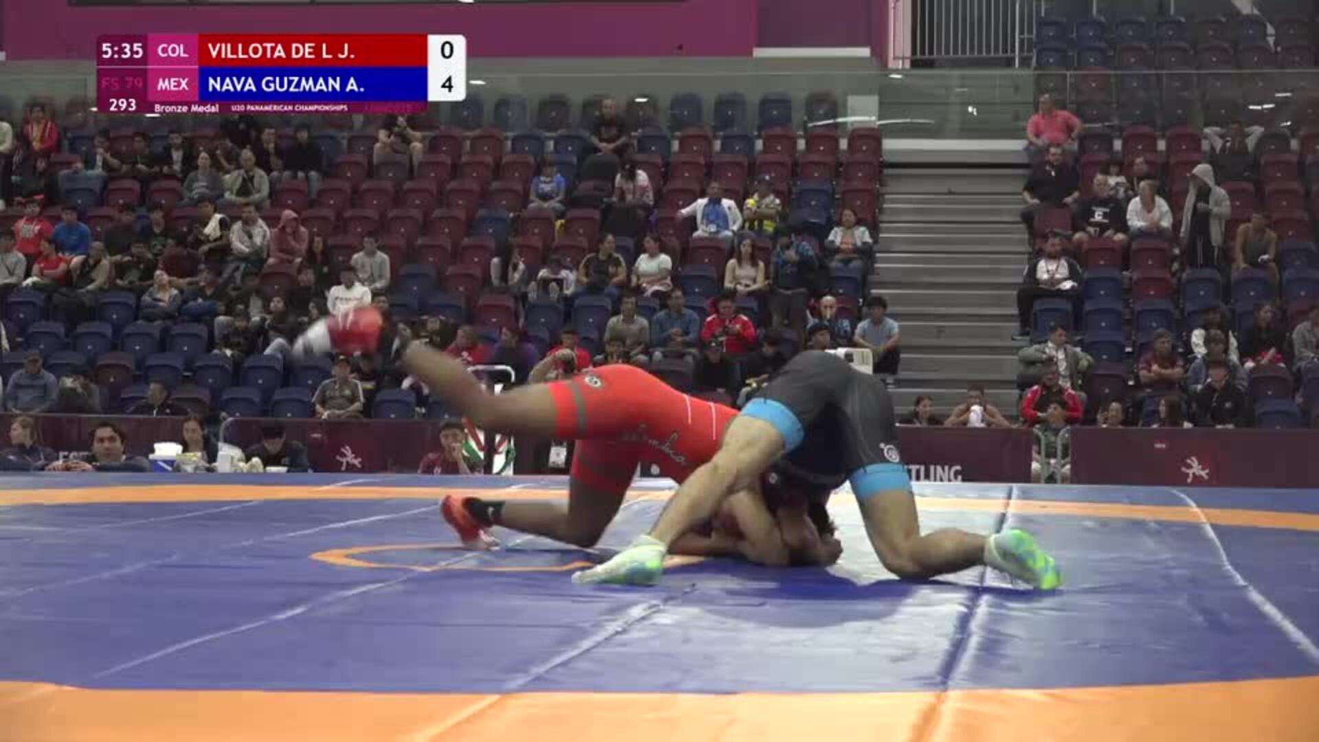 Juan Pablo VILLOTA DE LA CRUZ (COL) vs. Axel Zaid NAVA GUZMAN (MEX ...