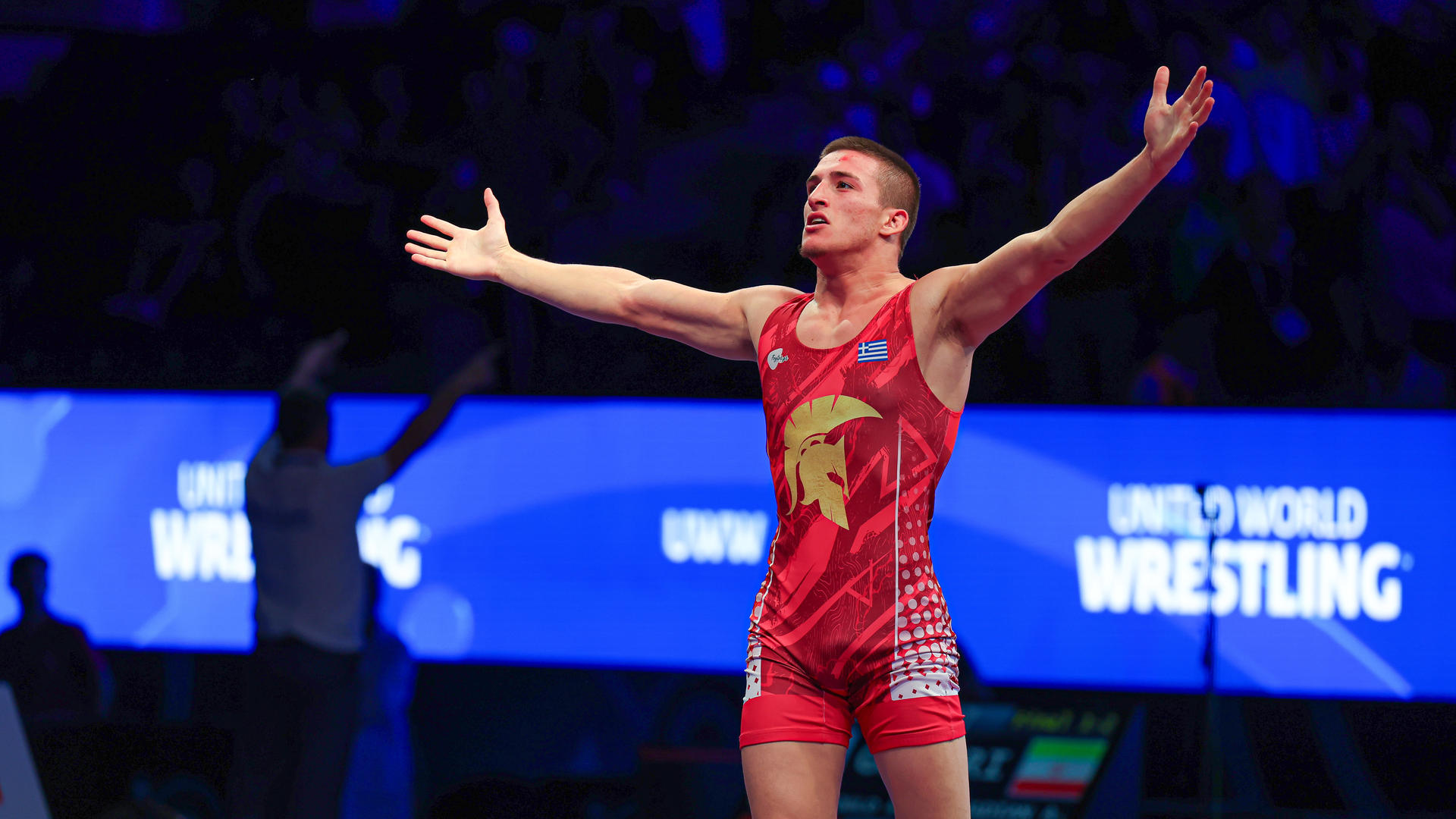 Arionas KOLITSOPOULOS (GRE) won the 71kg Greco-Roman gold at the U17 ...