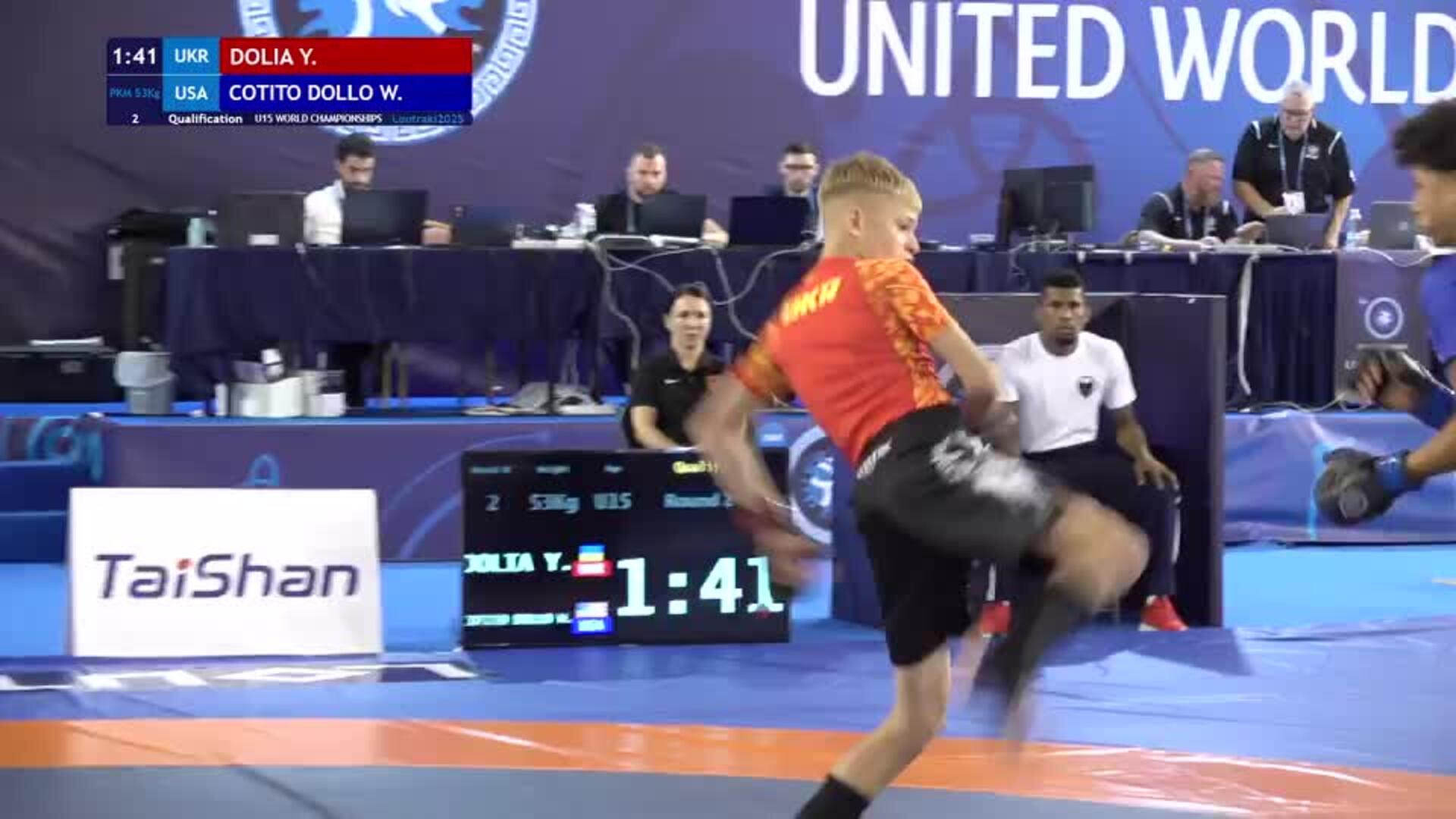 Yehor DOLIA (UKR) vs. Walter Peter COTITO DOLLOFF (USA) | U15 WORLD CHAMPIONSHIPS 2025 ...