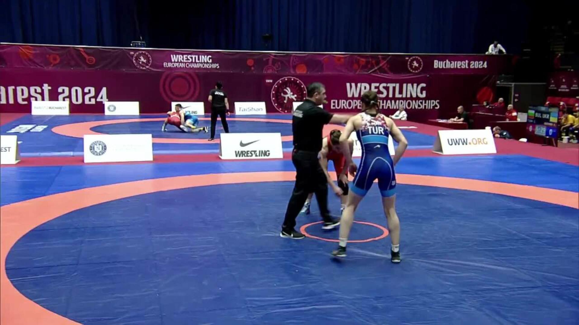 Taybe YUSEIN (BUL) vs. Kadriye AKSOY (TUR) | 2024 Seniors European ...