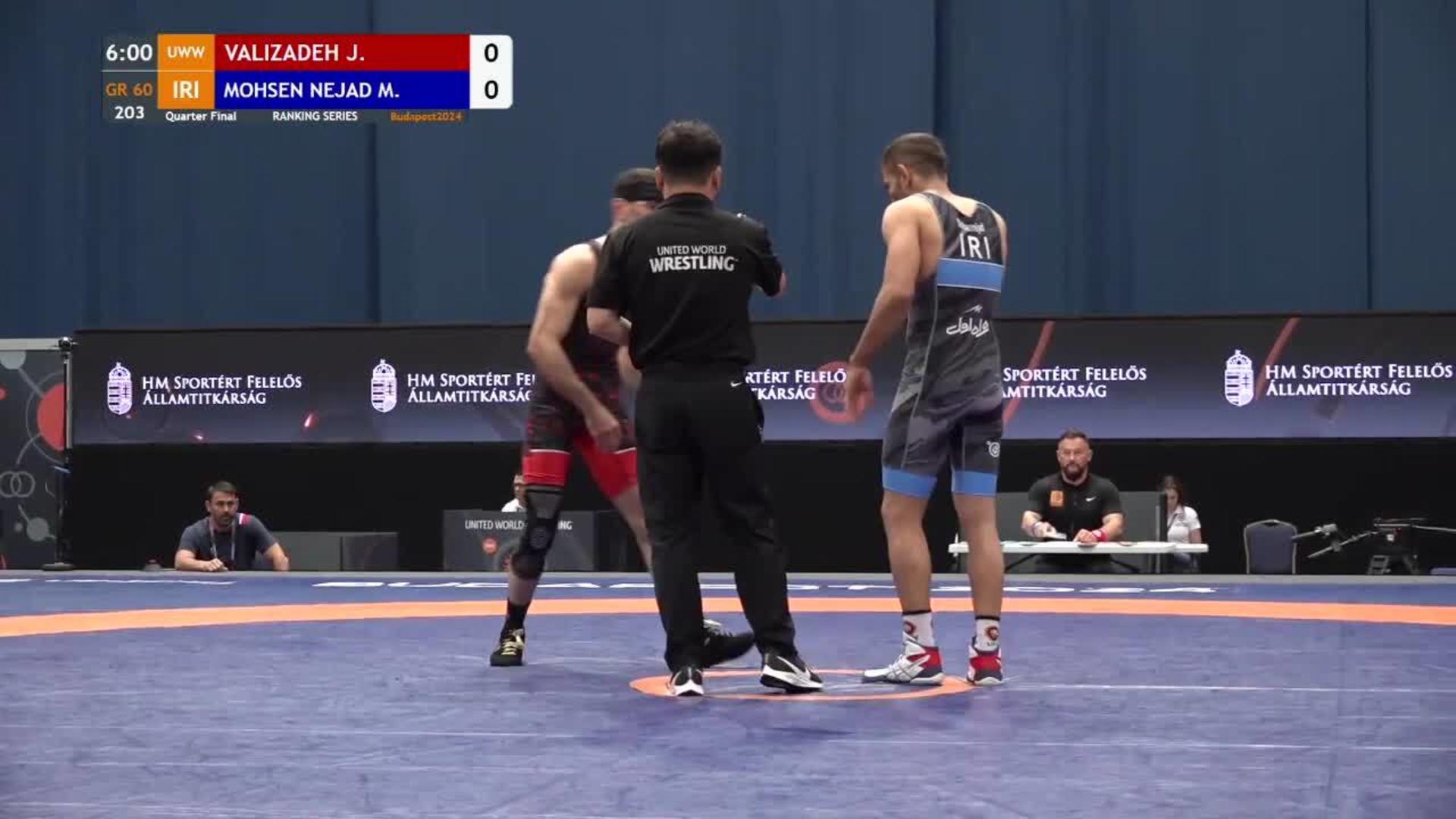 Jamal VALIZADEH (UWW) vs. Mehdi Seifollah MOHSEN NEJAD (IRI) | 2024 2nd ...