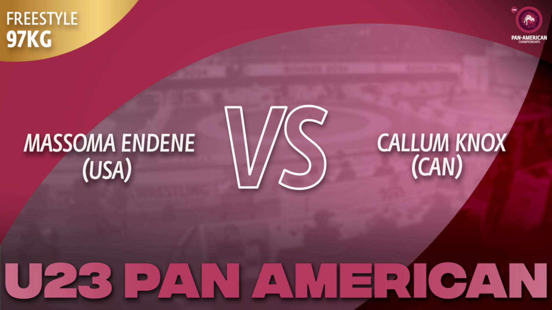 Massoma Black ENDENE (USA) vs. Callum William KNOX (CAN) | U23 PANAMERICAN CHAMPIONSHIPS 2024 ...