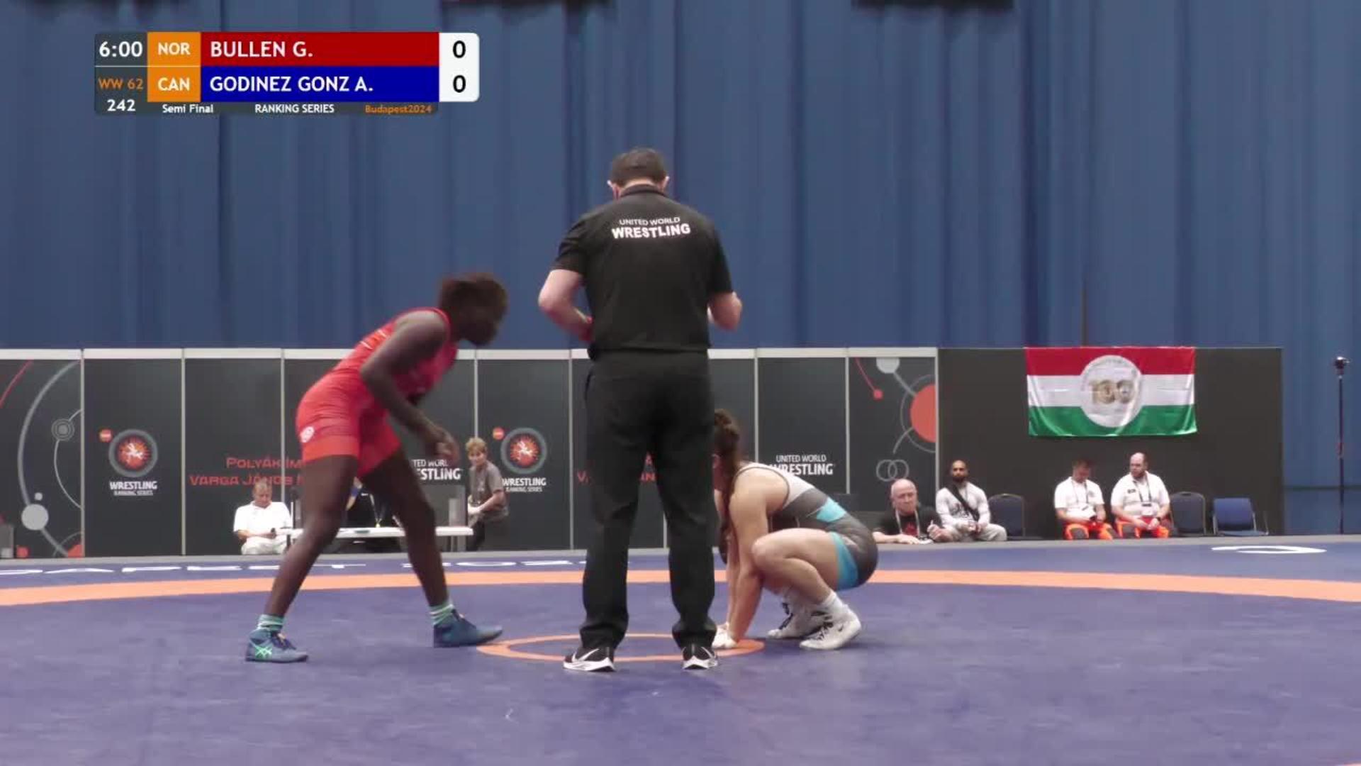 Grace Jacob BULLEN (NOR) vs. Ana Paula GODINEZ GONZALEZ (CAN) | 2024 ...