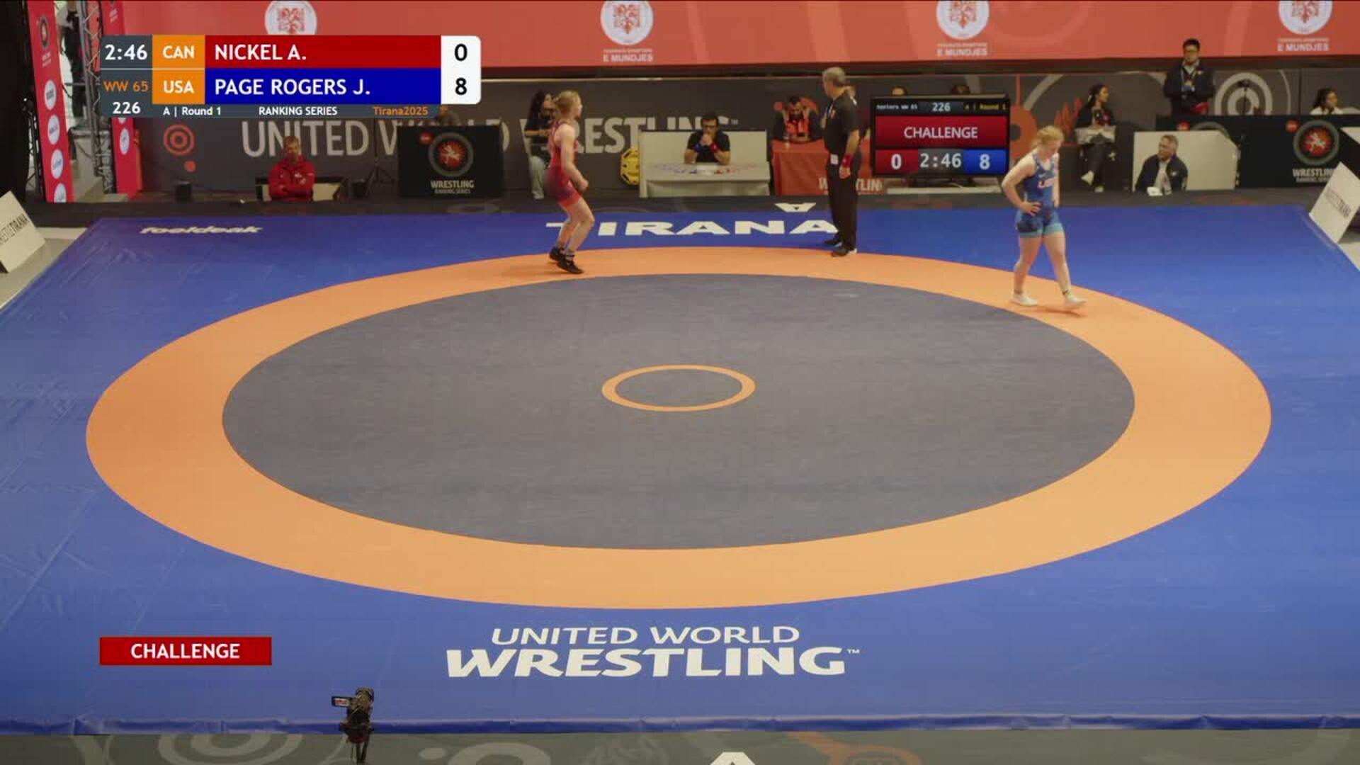 Aleah Noelle NICKEL (CAN) vs. Jennifer PAGE ROGERS (USA) | RANKING ...