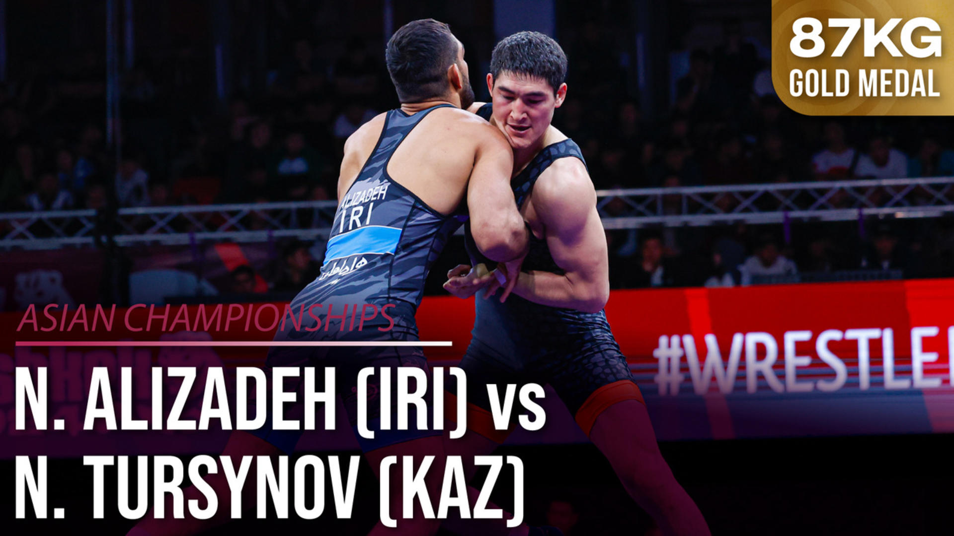 Nursultan TURSYNOV (KAZ) vs. Naser Ghasem ALIZADEH (IRI) | 2024 Seniors Asian Championships ...