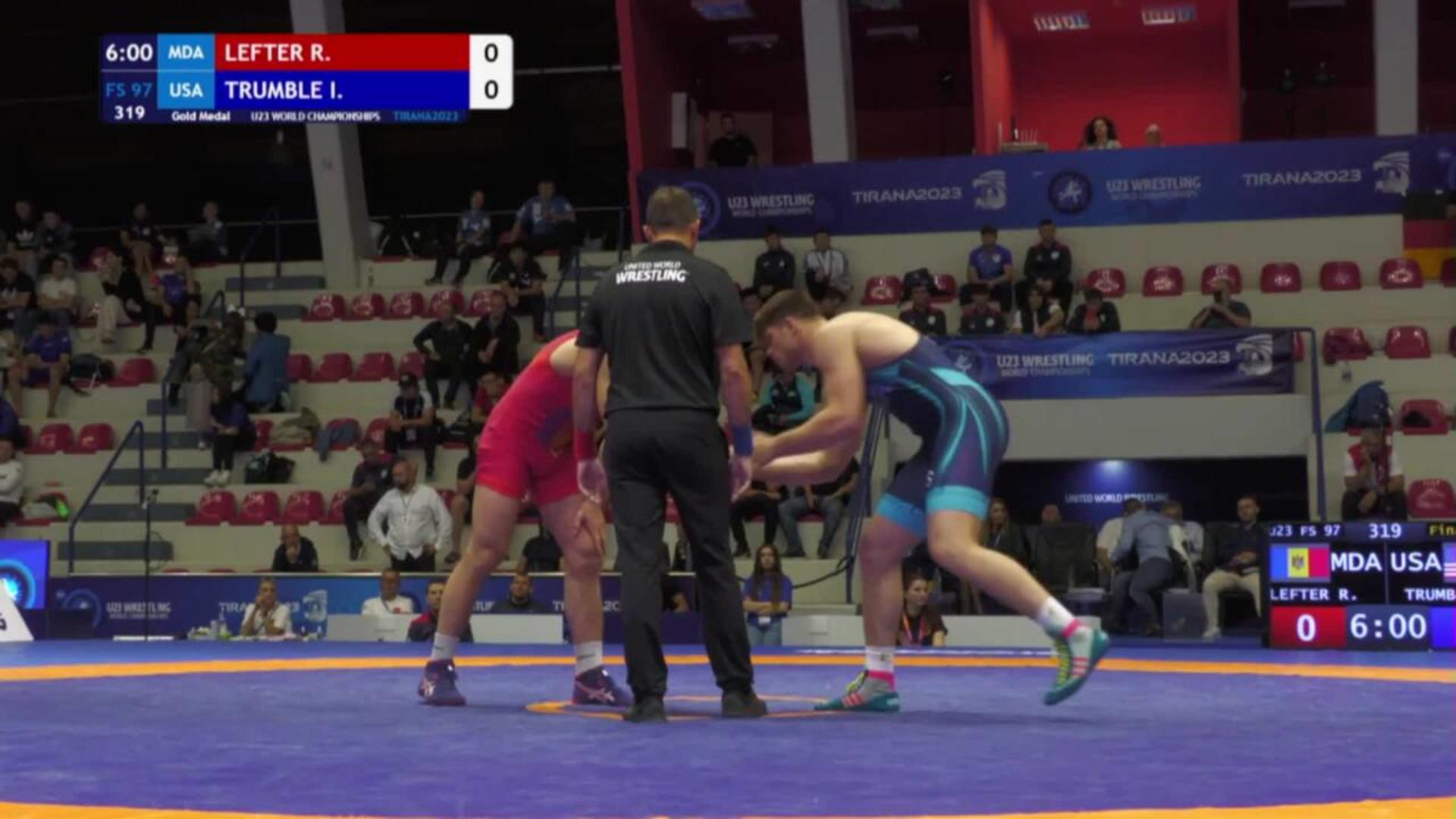 Radu LEFTER (MDA) vs. Isaac Whitman TRUMBLE (USA) | U23 World ...