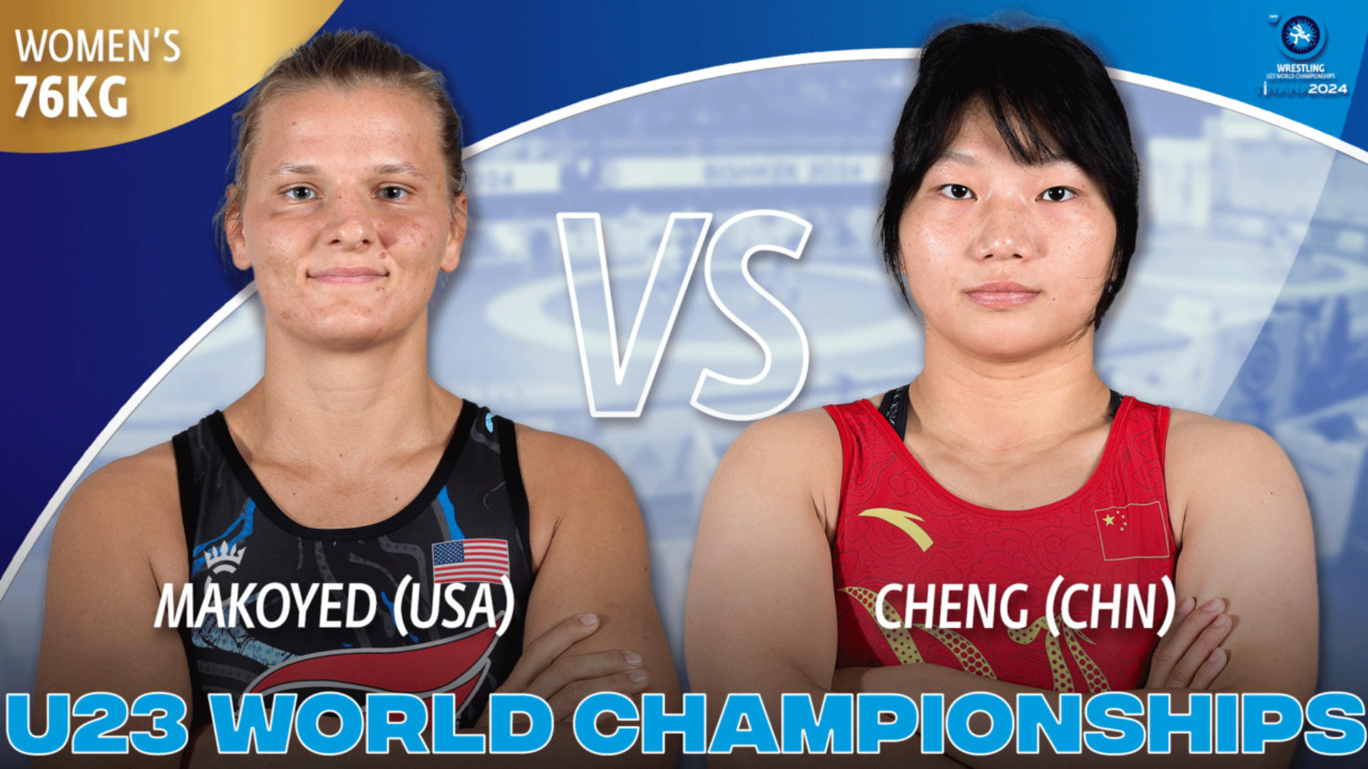 Yelena Ivanovna MAKOYED (USA) vs. Shuiyan CHENG (CHN) | 2024 U23 World ...