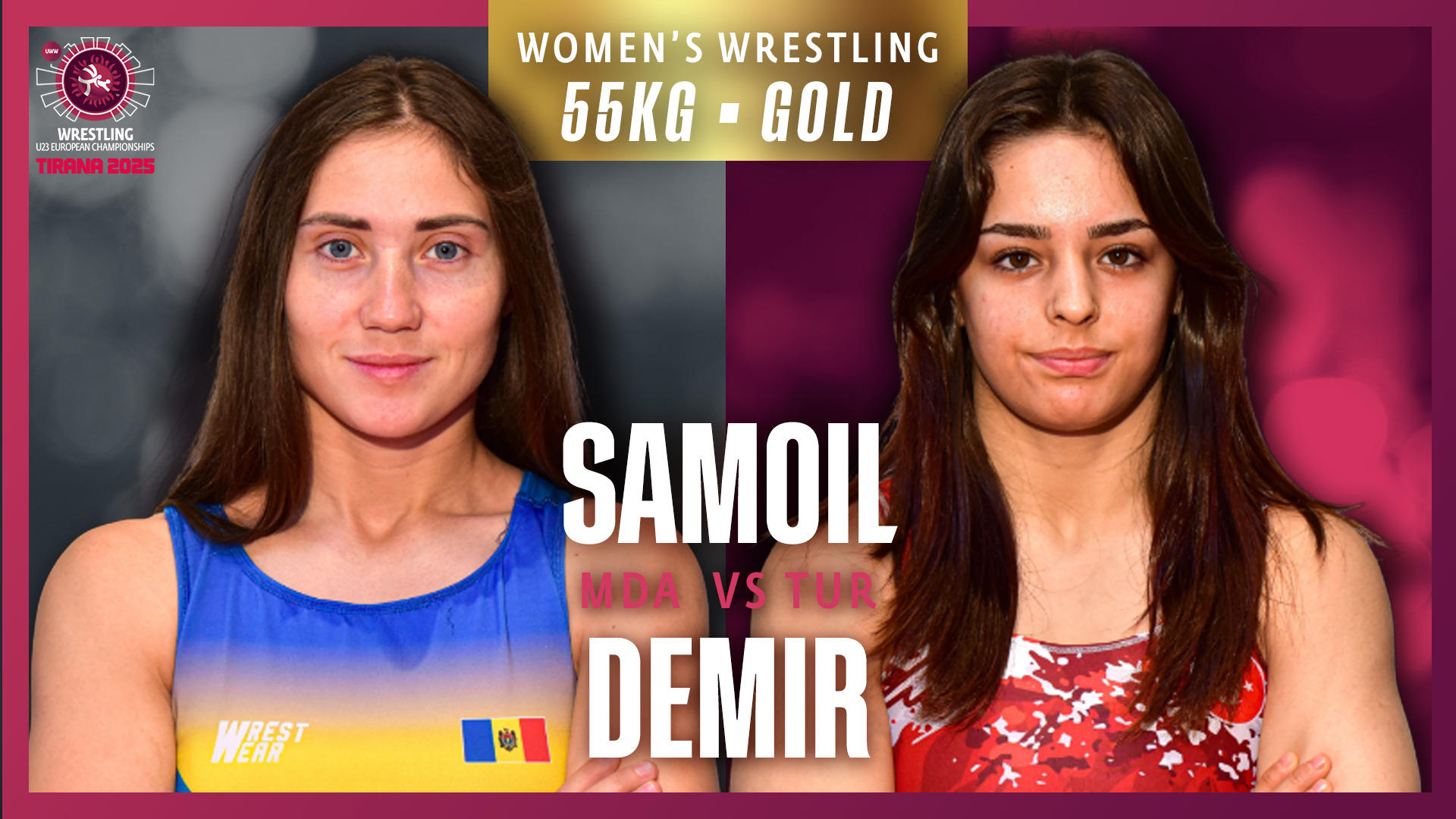 Mihaela SAMOIL (MDA) vs. Tuba DEMIR (TUR) | U23 EUROPEAN CHAMPIONSHIPS ...