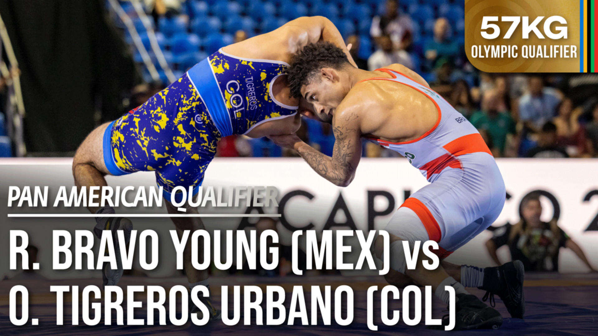 Roman Guillermo BRAVO YOUNG (MEX) vs. Oscar Eduardo TIGREROS URBANO (COL) | 2024 Seniors Pan ...