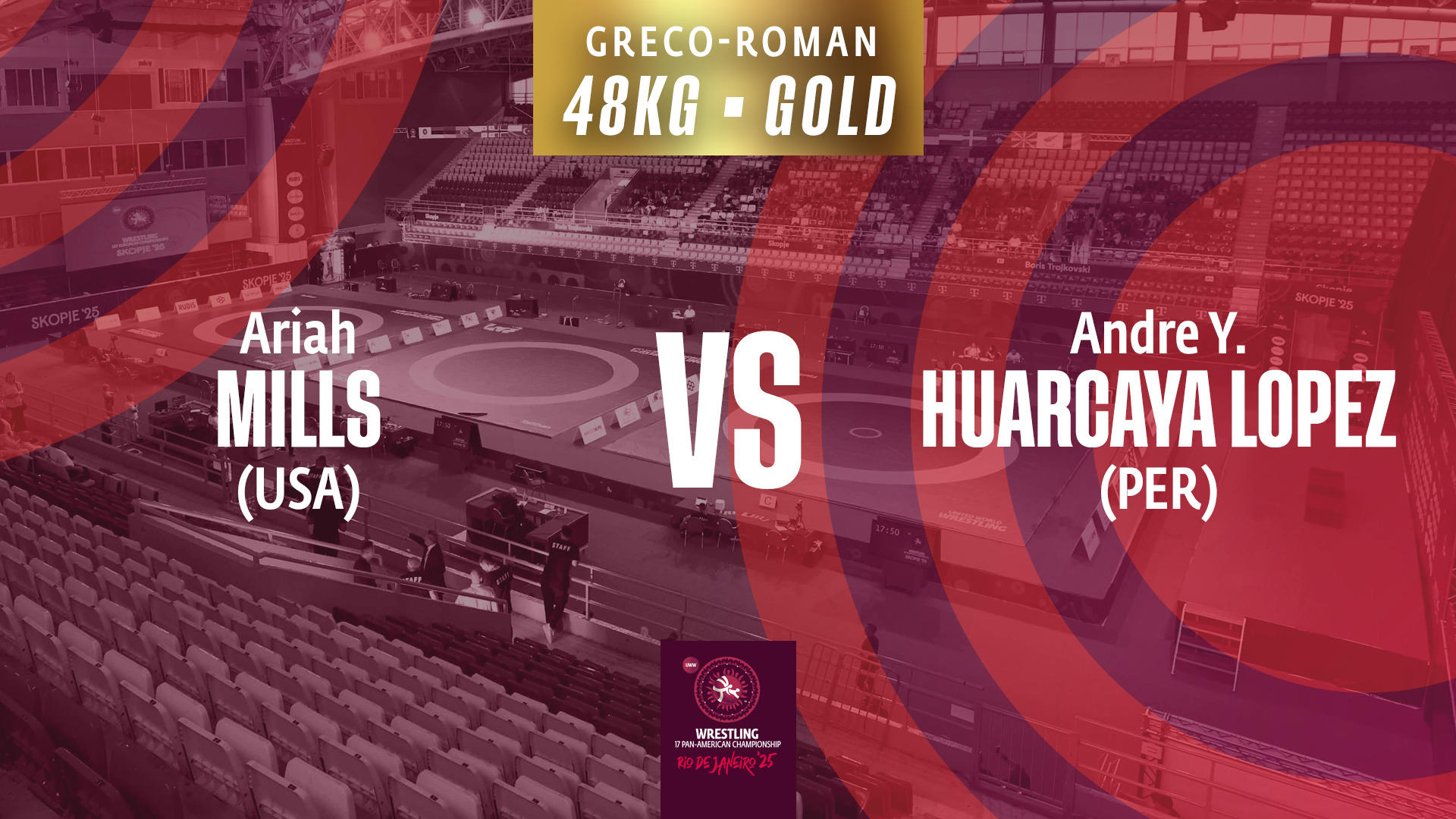 Andre Yohao HUARCAYA LOPEZ (PER) vs. Ariah MILLS (USA) | U17 ...