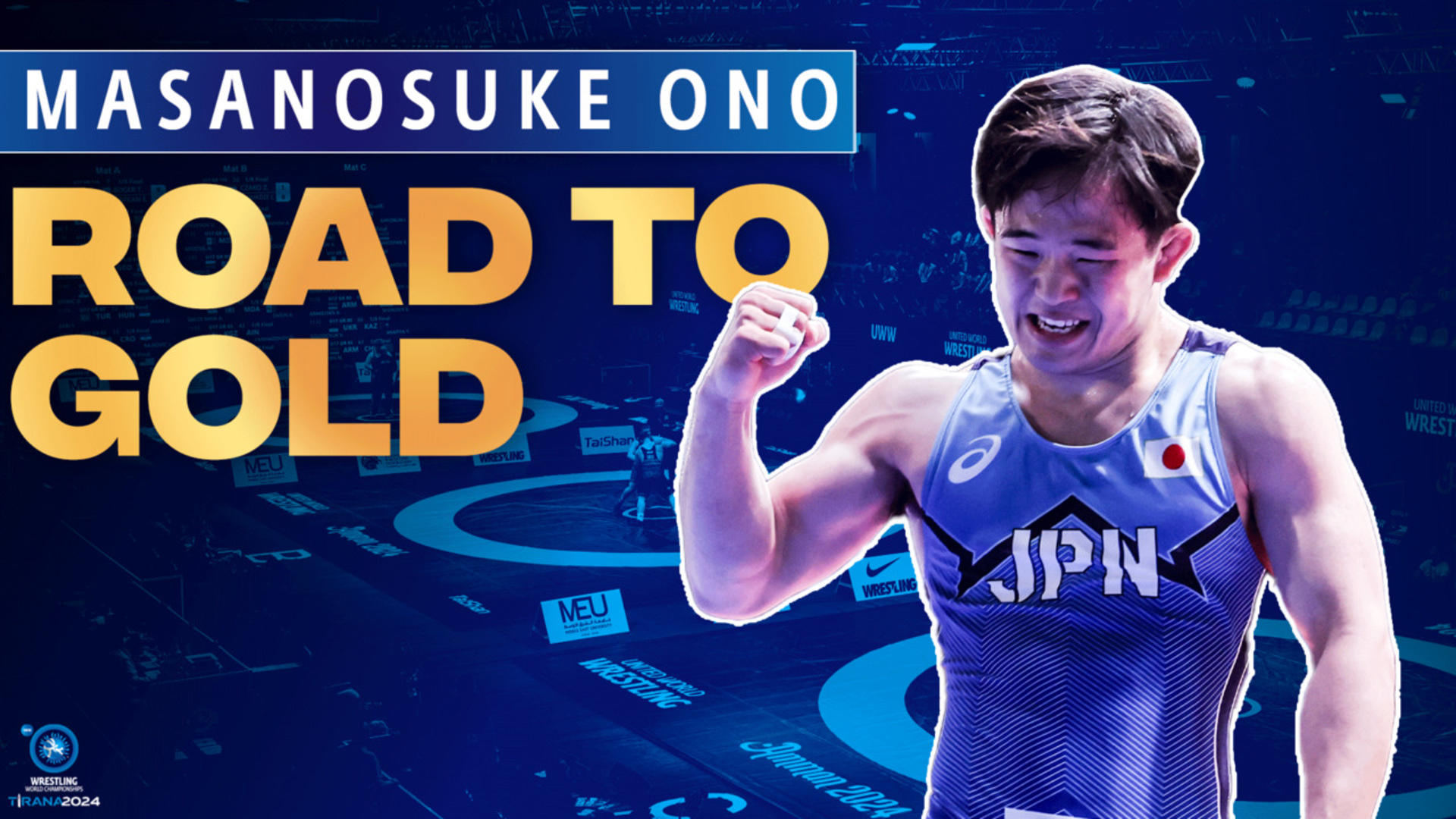 Masanosuke ONO (JPN) | Road to 61KG Gold | FS | Seniors World ...