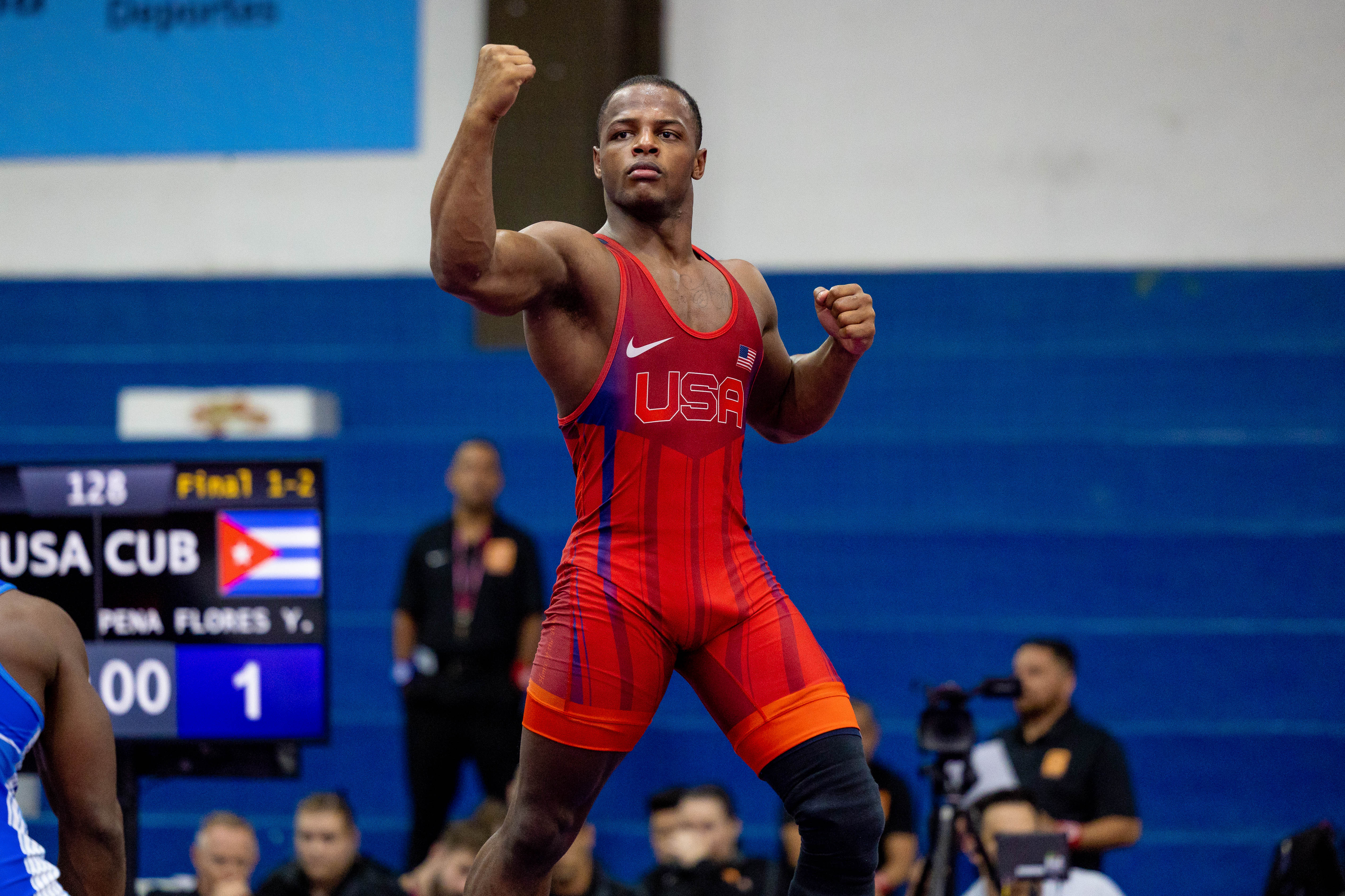 The USA won the Greco-Roman team title with 175 points.