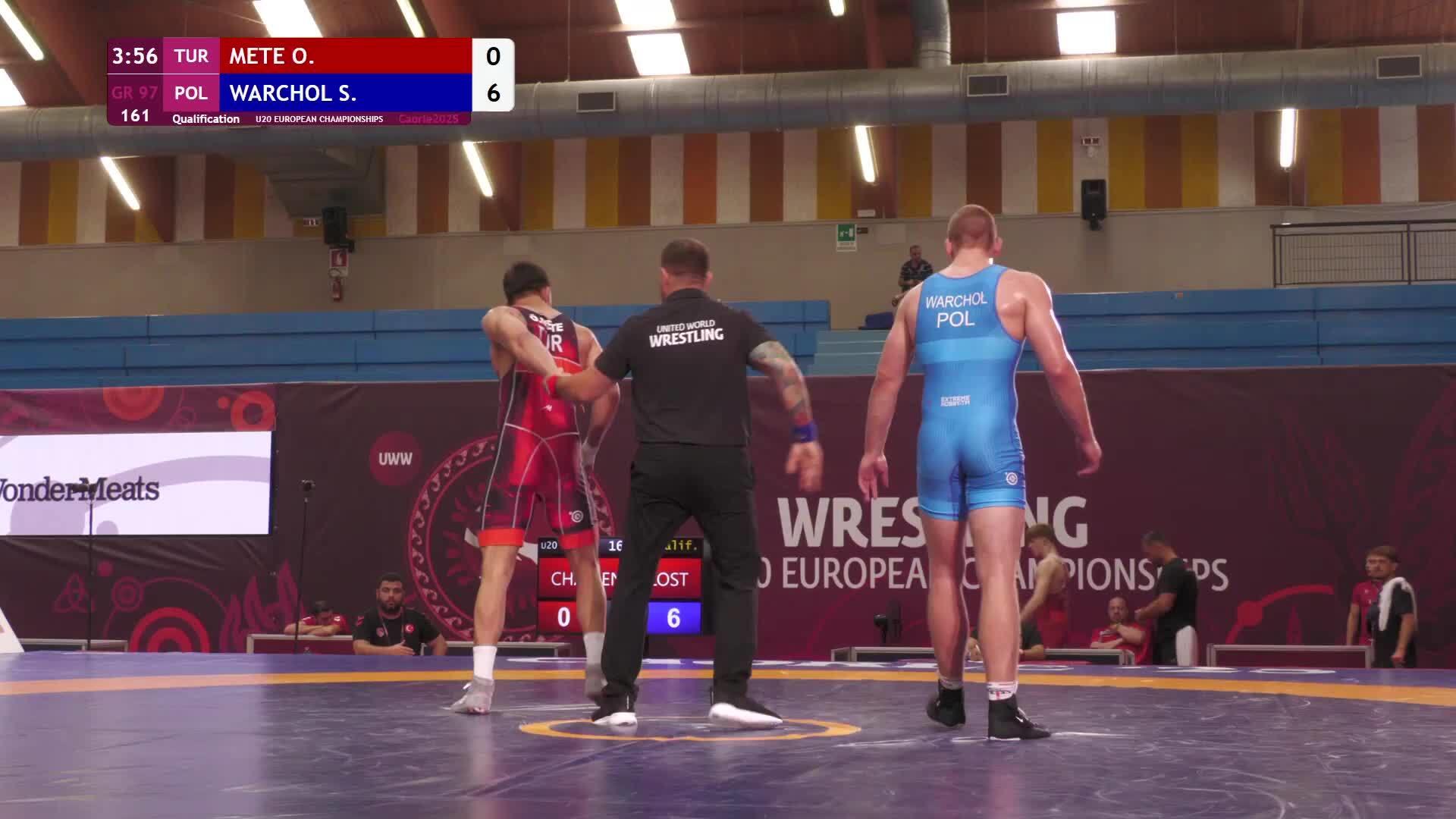 Ozkan METE (TUR) vs. Sebastian WARCHOL (POL) | U20 EUROPEAN ...