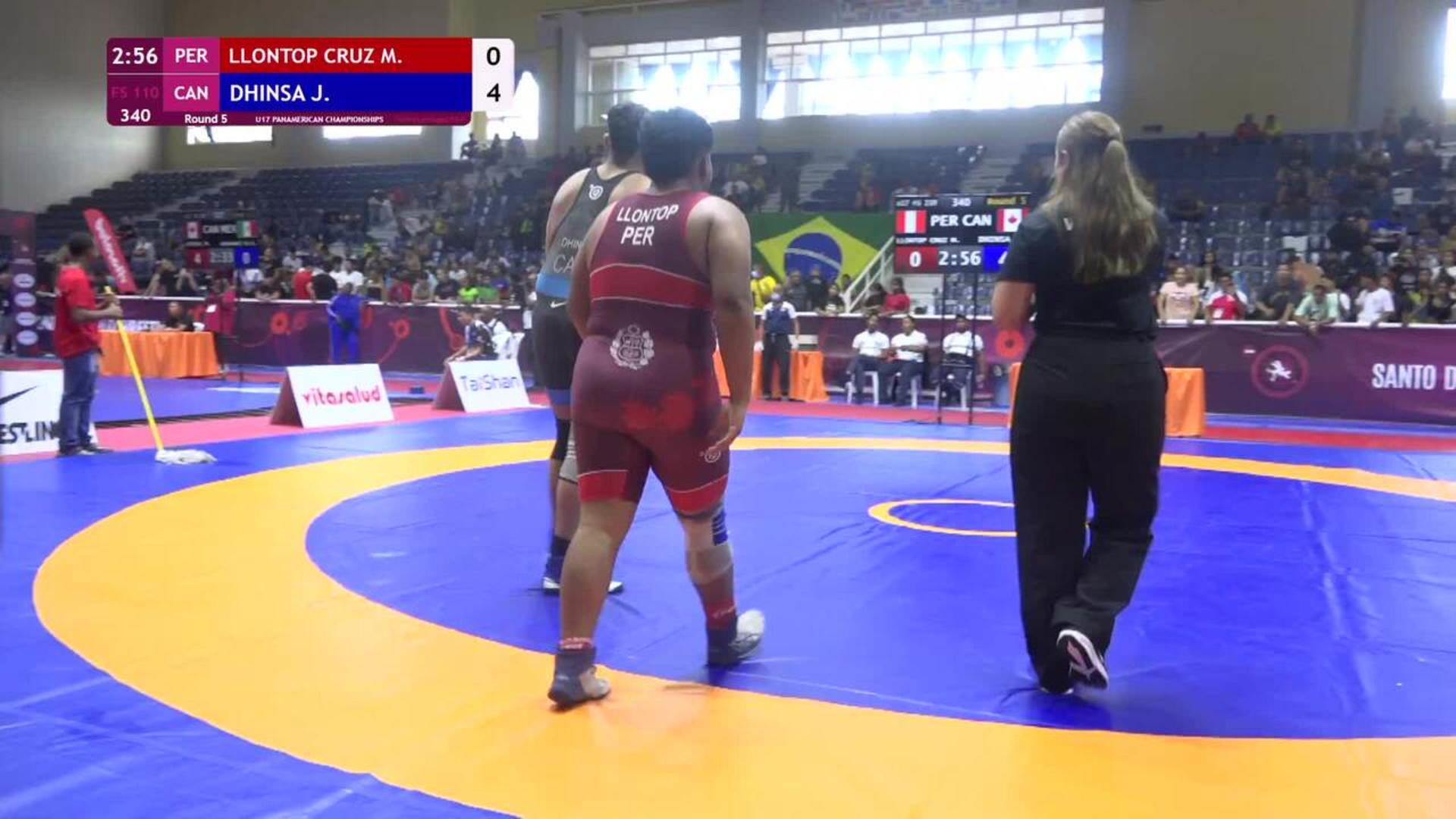 Mizael Leonidas LLONTOP CRUZ (PER) vs. Jagroop Singh DHINSA (CAN) | U17 ...