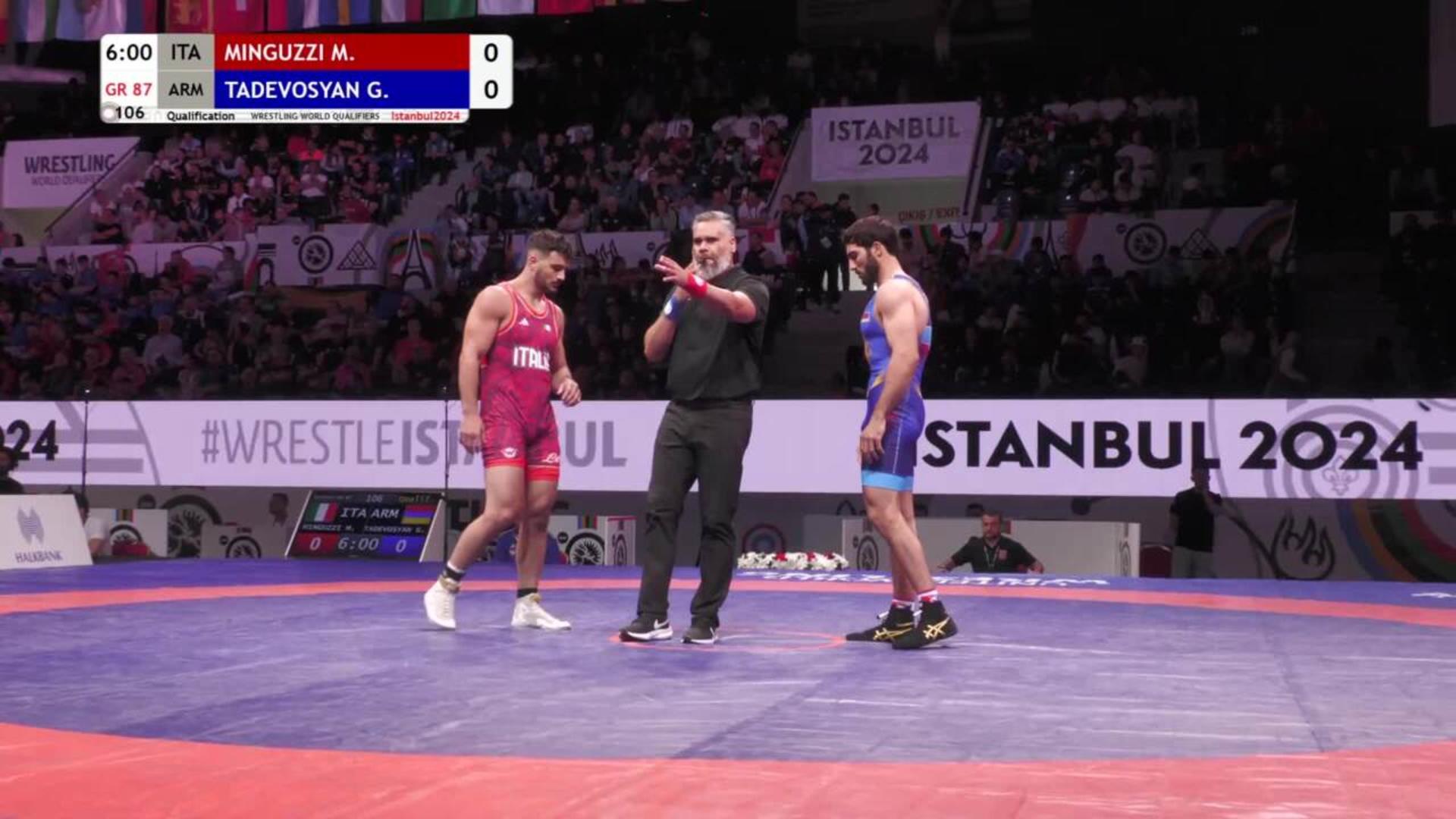 Mirco MINGUZZI (ITA) vs. Gevorg TADEVOSYAN (ARM) | 2024 World OG ...