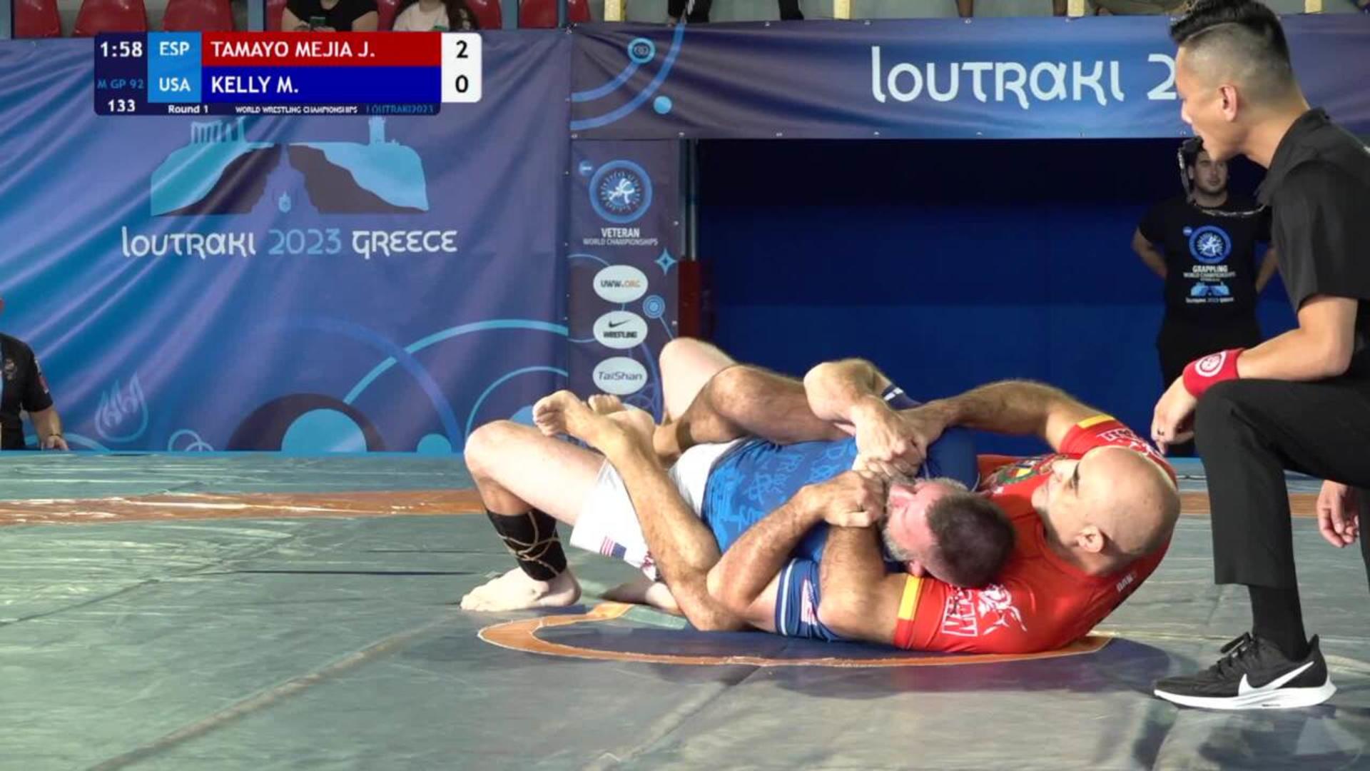 Jose Miguel TAMAYO MEJIAS (ESP) vs. Michael Richard KELLY (USA) | WORLD WRESTLING CHAMPIONSHIPS ...