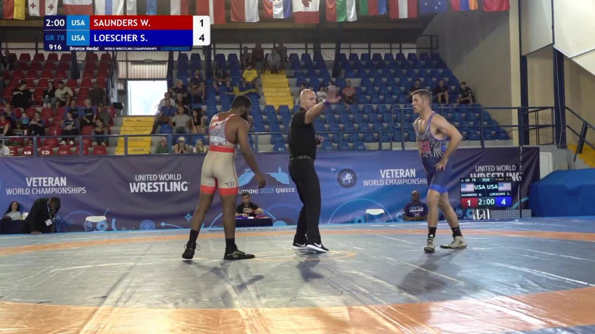 Walter Rashaad SAUNDERS (USA) vs. Scott Michael LOESCHER (USA) | WORLD ...